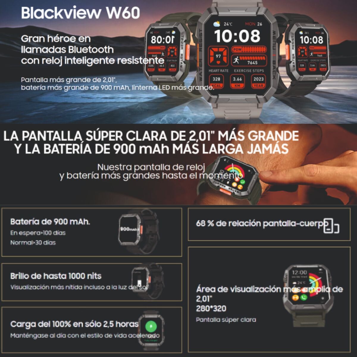 Smartwatch Blackview W60 — Market