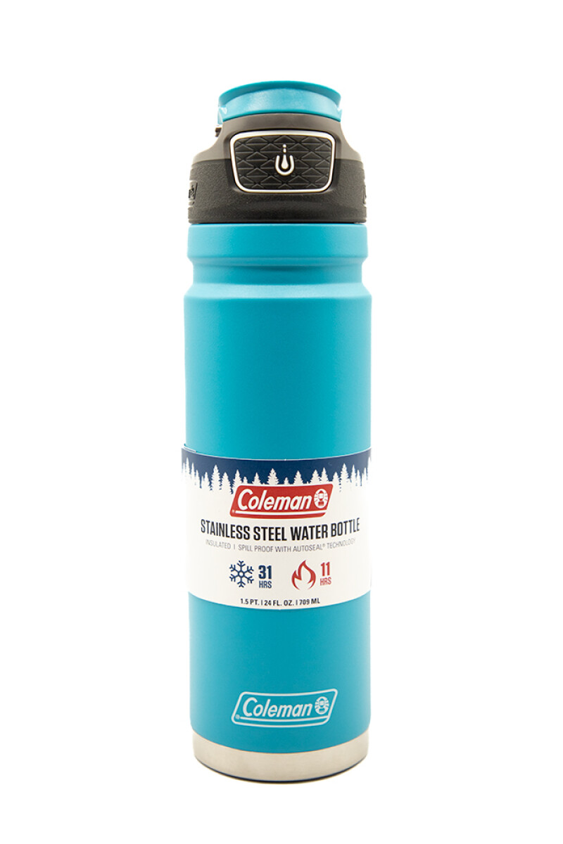 COLEMAN BOTELLA PICO INOX - CELESTE — Mate Charrúa