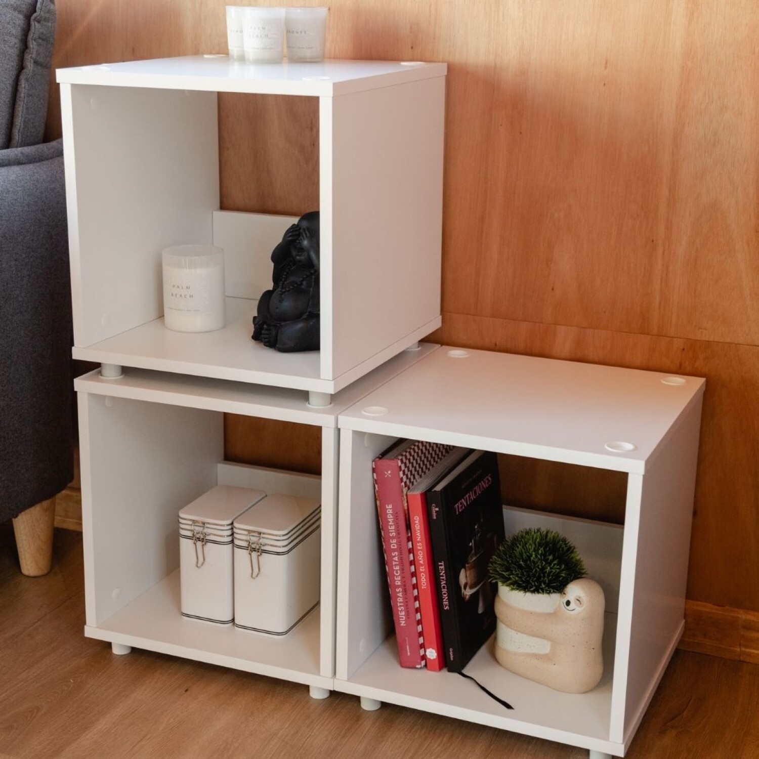 Cubo apilable de madera — Rumba
