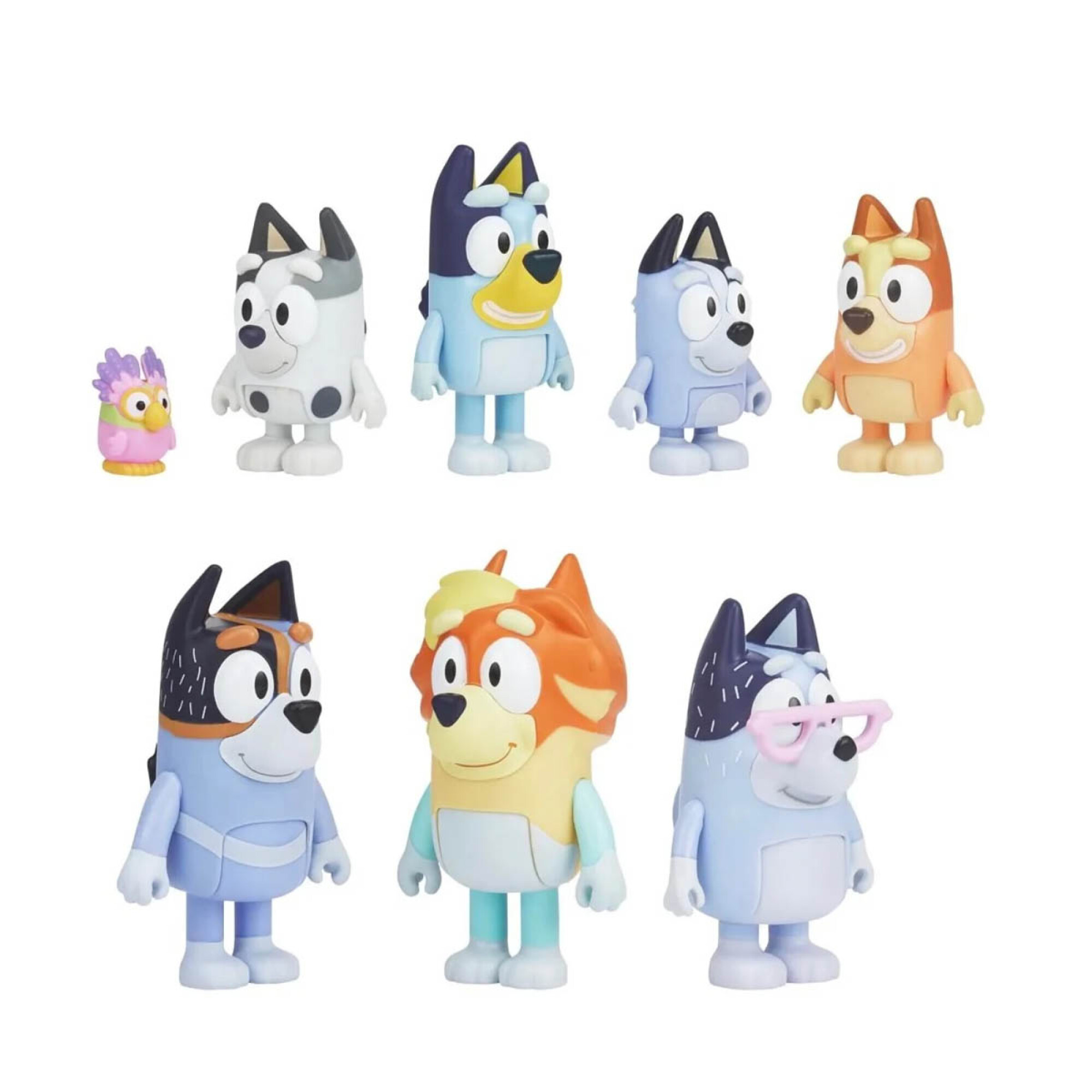 Figuras Extended Heeler Family Pack Bluey — Los Reyes Magos