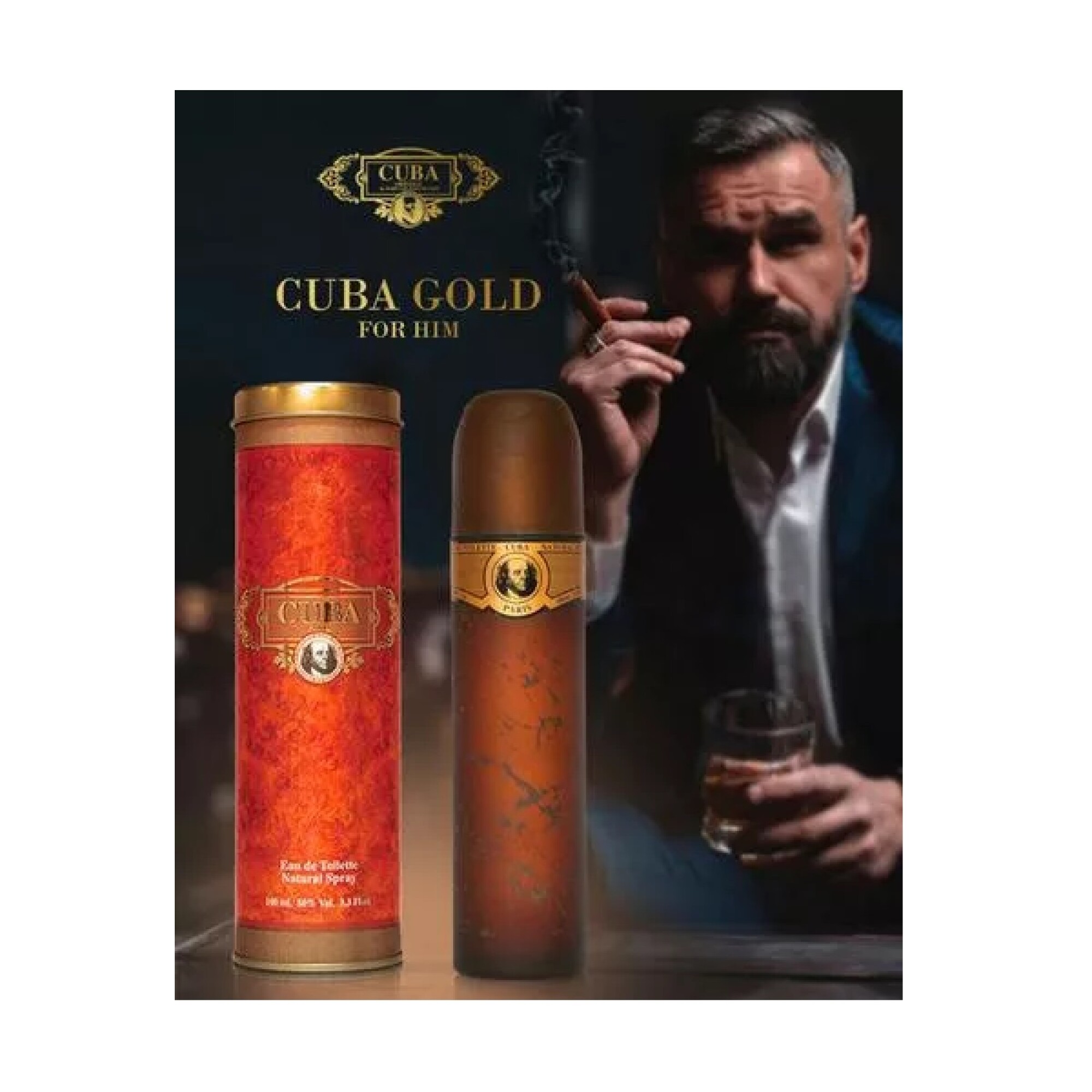 Perfume Cuba Gold Men EDT 100ml Original — Electroventas