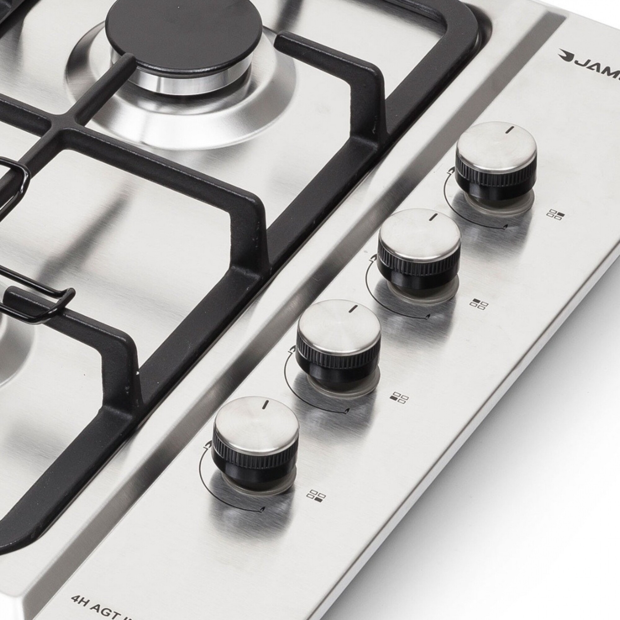 Anafe - De Empotrar A Gas James 4h Agt Inox G3 4 Hornallas — Rustico Hogar