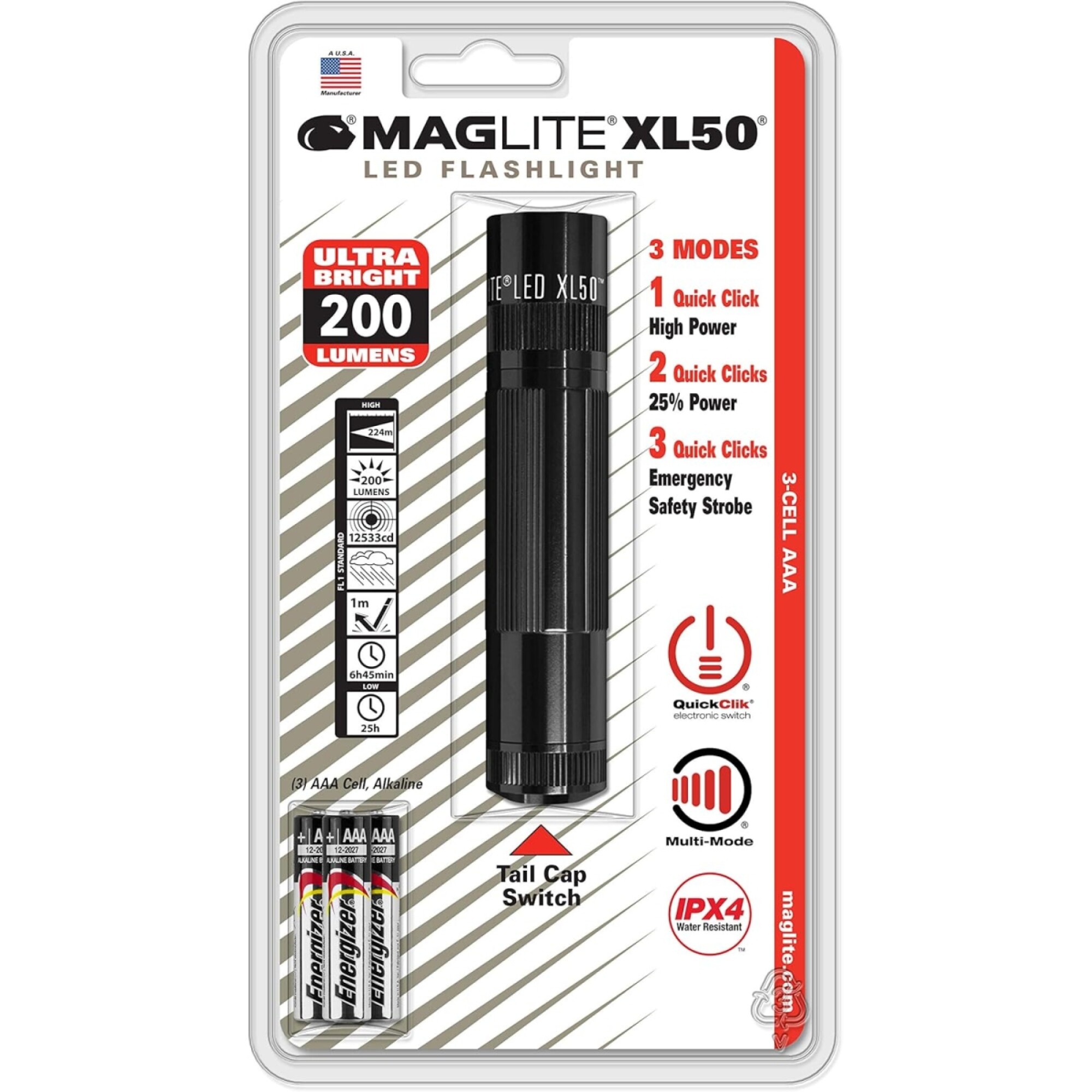 LINTERNA MAGLITE LED XL50 3AAA — Magnum