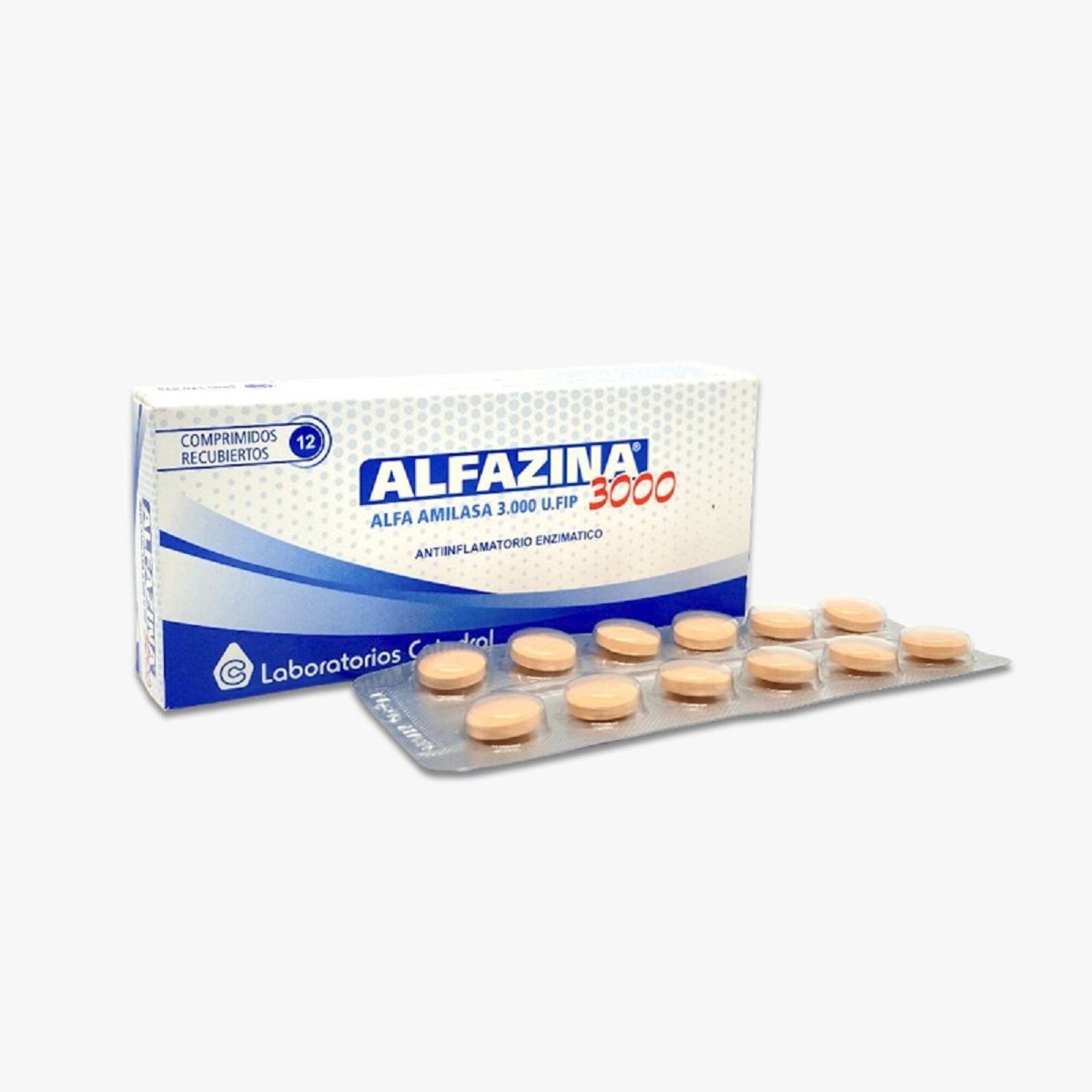 ALFAZINA ALFA AMILASA 3000 CJ X 12 COMP. — Farmacenter