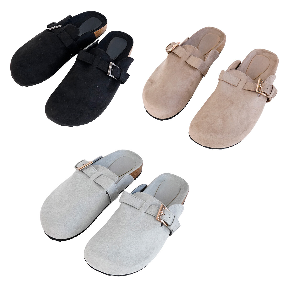 ZUECO CON HEBILLA DE MUJER — El Clon