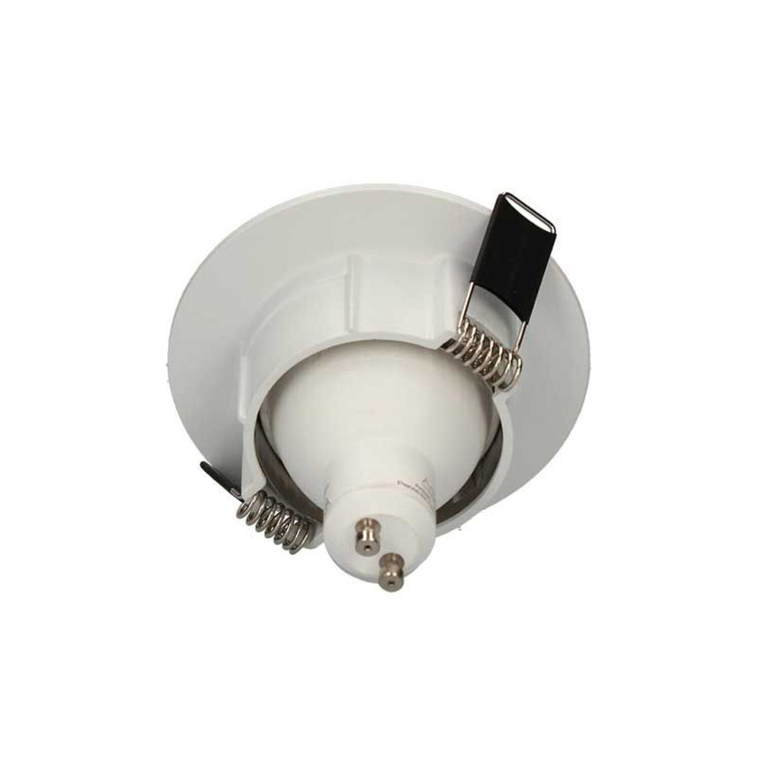 Aro Empotrable Fijo Redondo Blanco Mate Montana — Serlux