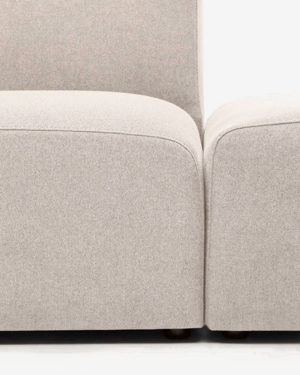 Sofá modular Neom - 2 plazas con terminal beige 244 cm — Kave Home