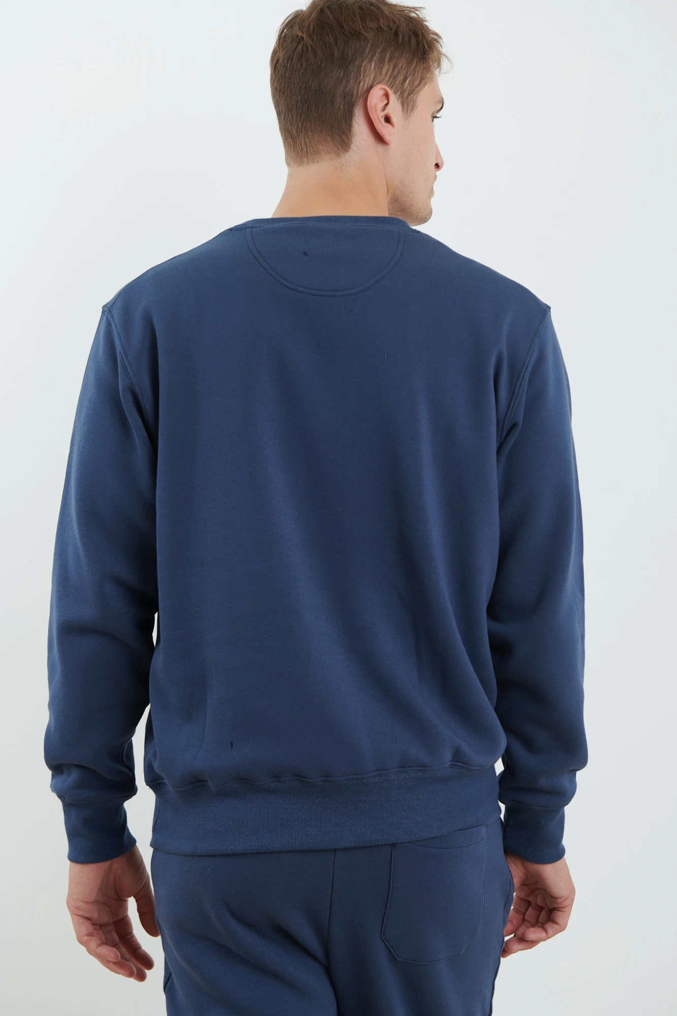 SWEATER HARRY - Azul Piedra Melange — Harrington