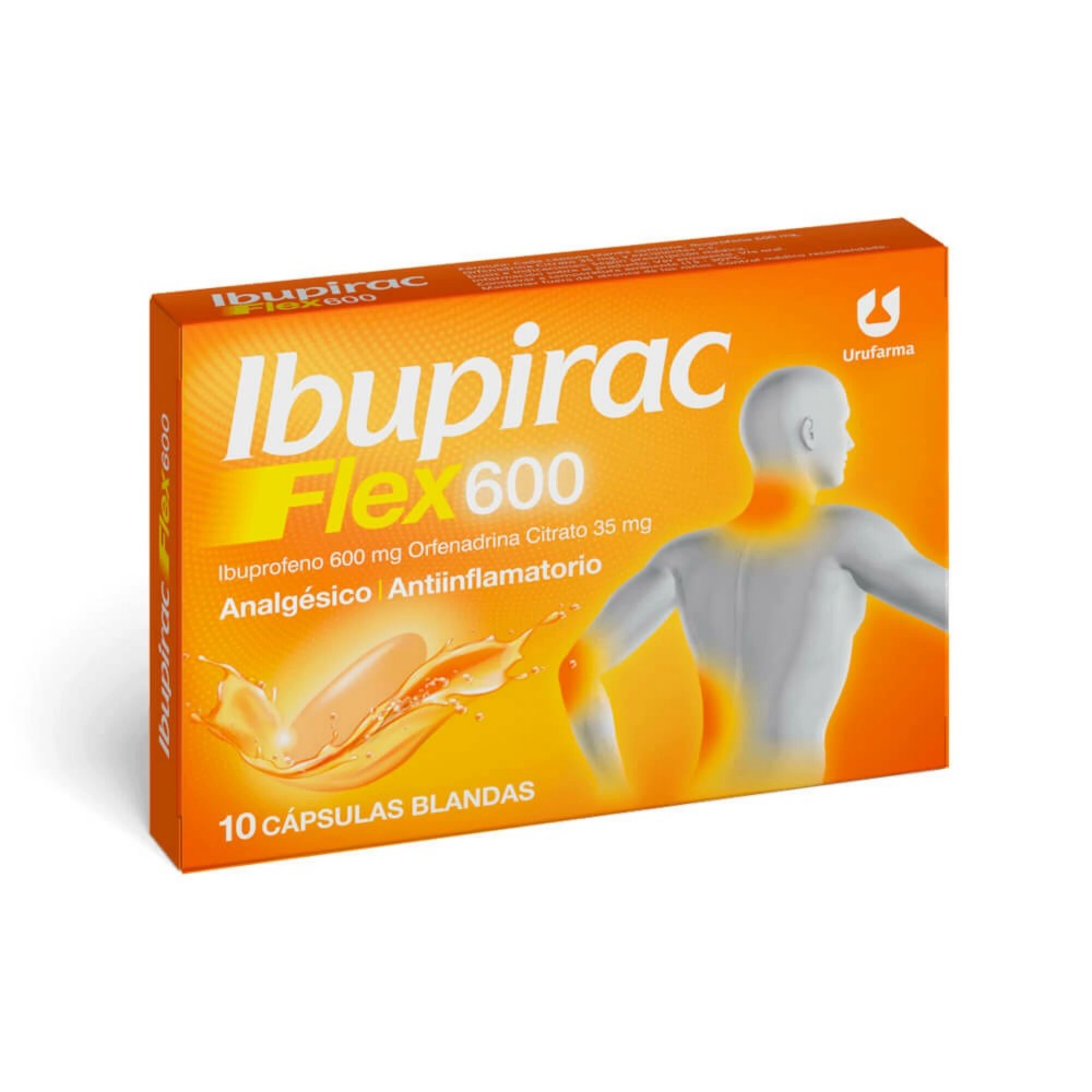 Ibupirac Flex Fast 600 mg 10 capsulas — Farmacia Parque Miramar