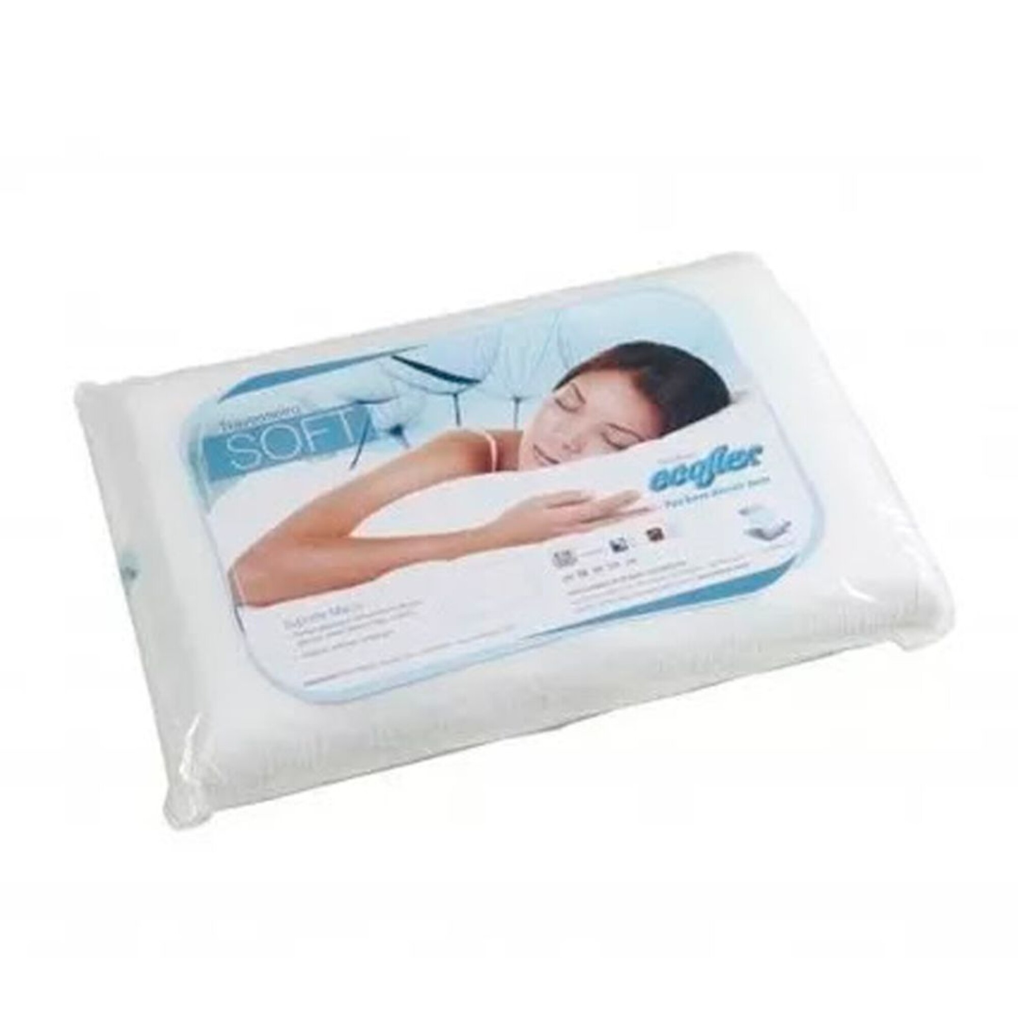 Almohada Ecoflex Soft 60 x 40 — Brillante