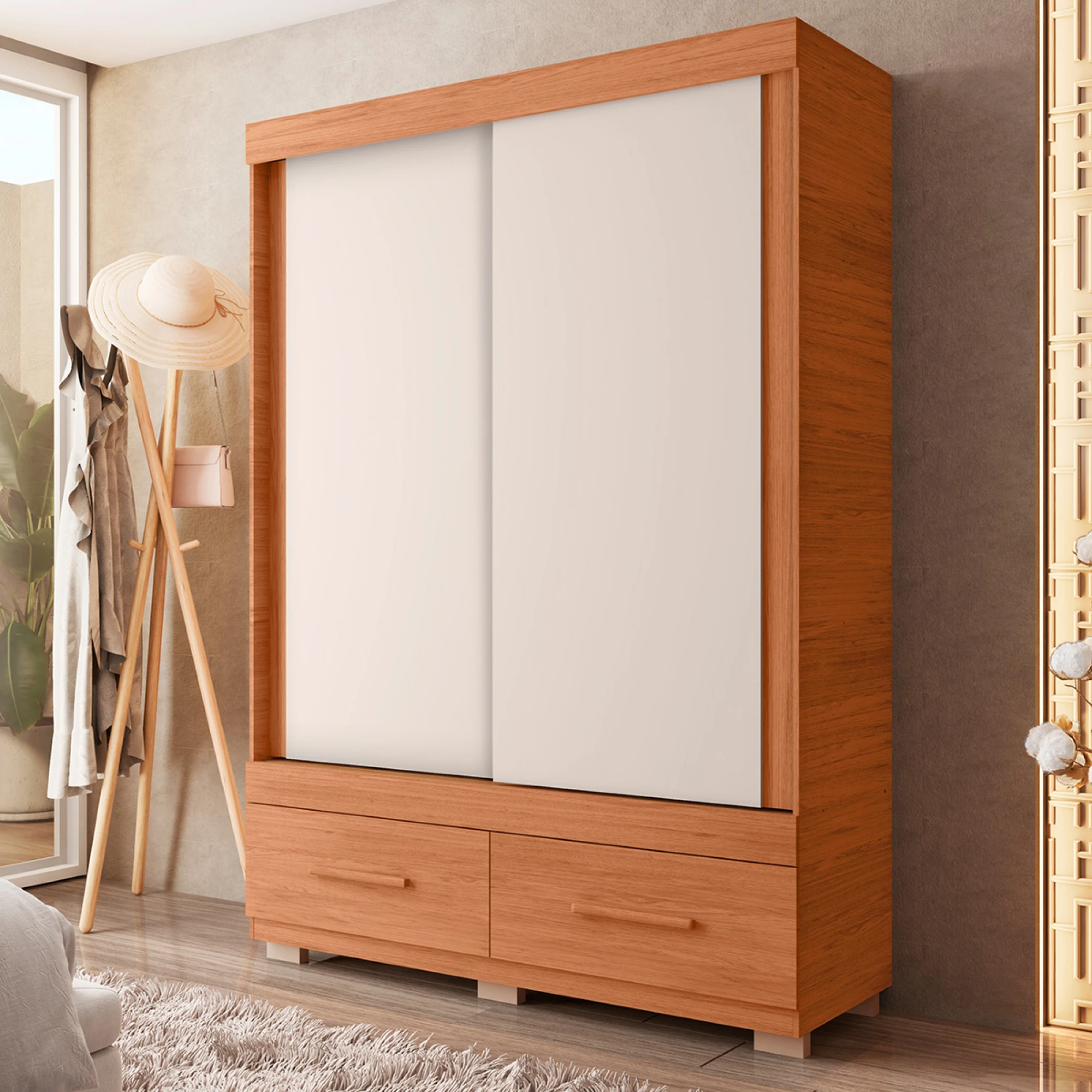 Ropero Sereno Color Freijo/off White — Castro