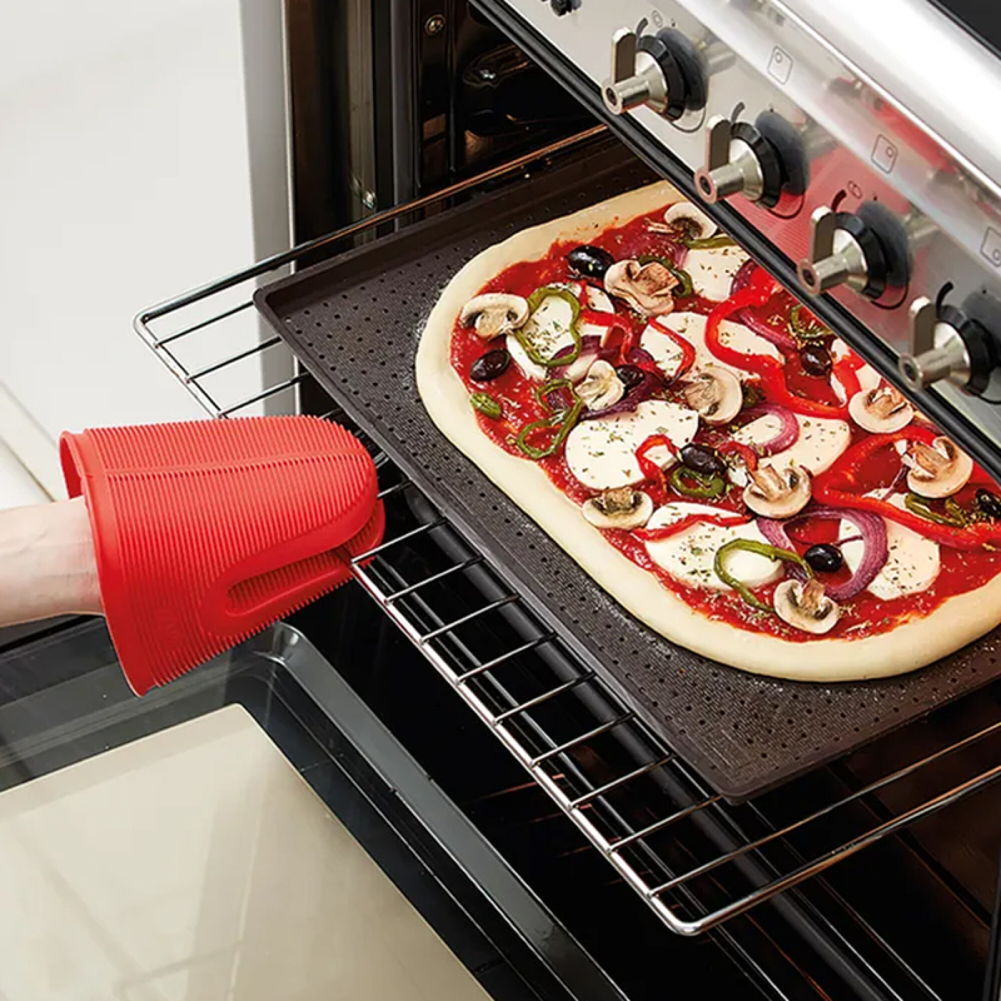 Molde para Pizza Rectangular 40x30 cm — Zanetti