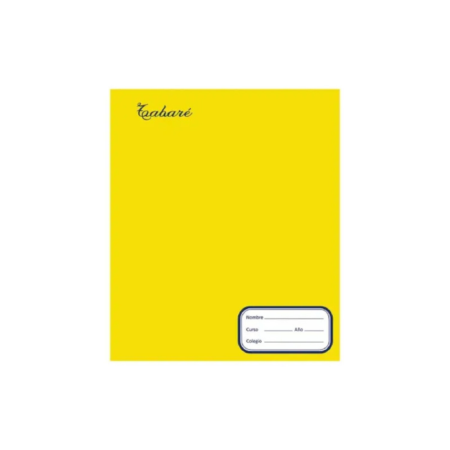 Cuaderno Tabaré cosido — Infantozzi