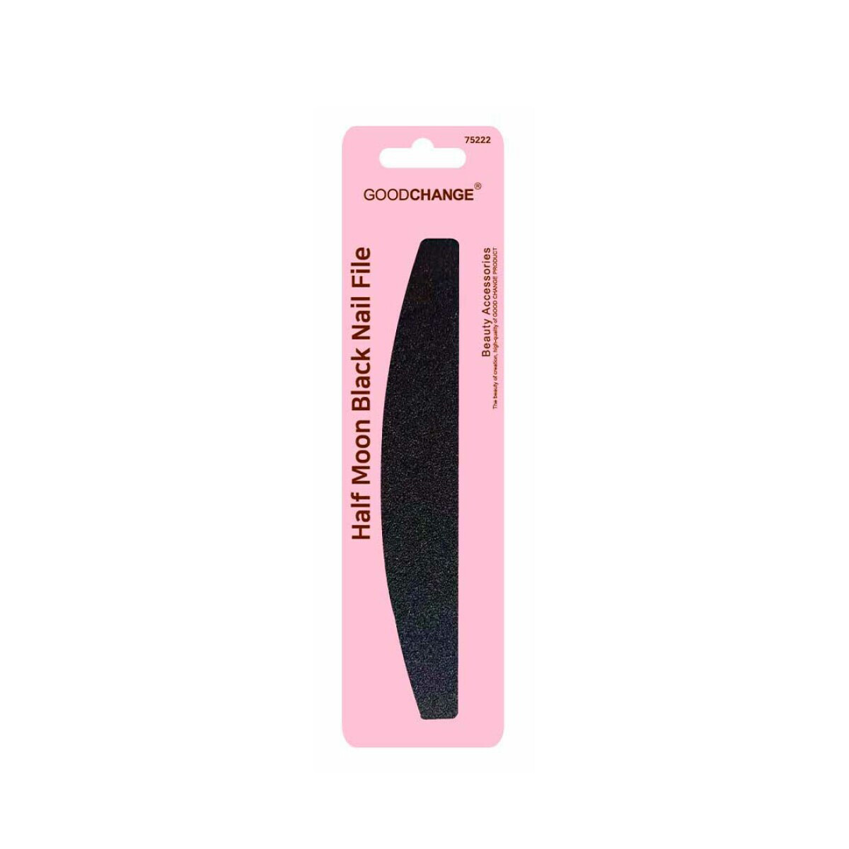 Hortensia Lima De Uñas-Half Moon Black Nail File X 1 Un — San Roque
