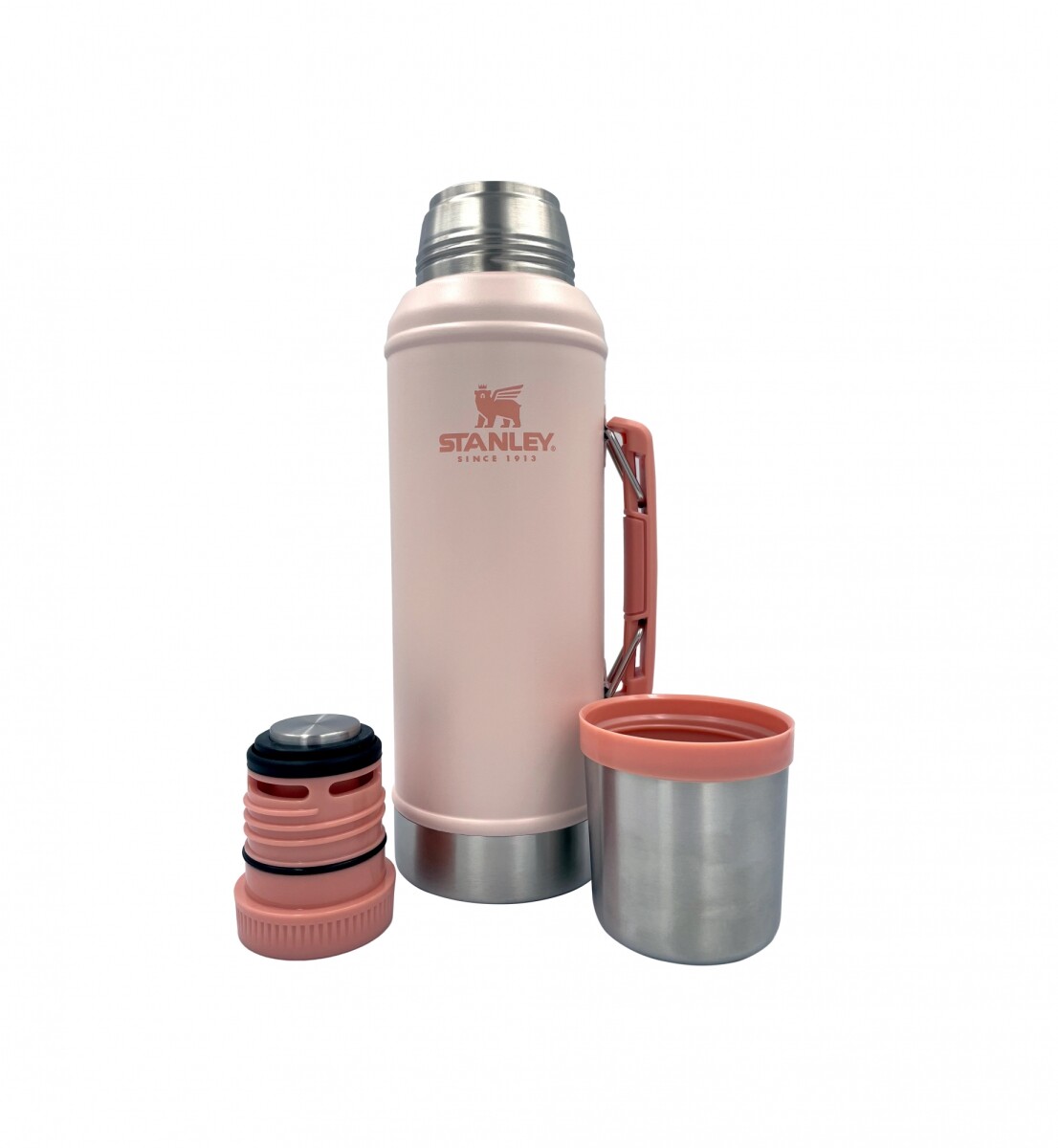 Termo Stanley con asa 940 ml - Rosa — Aventureros