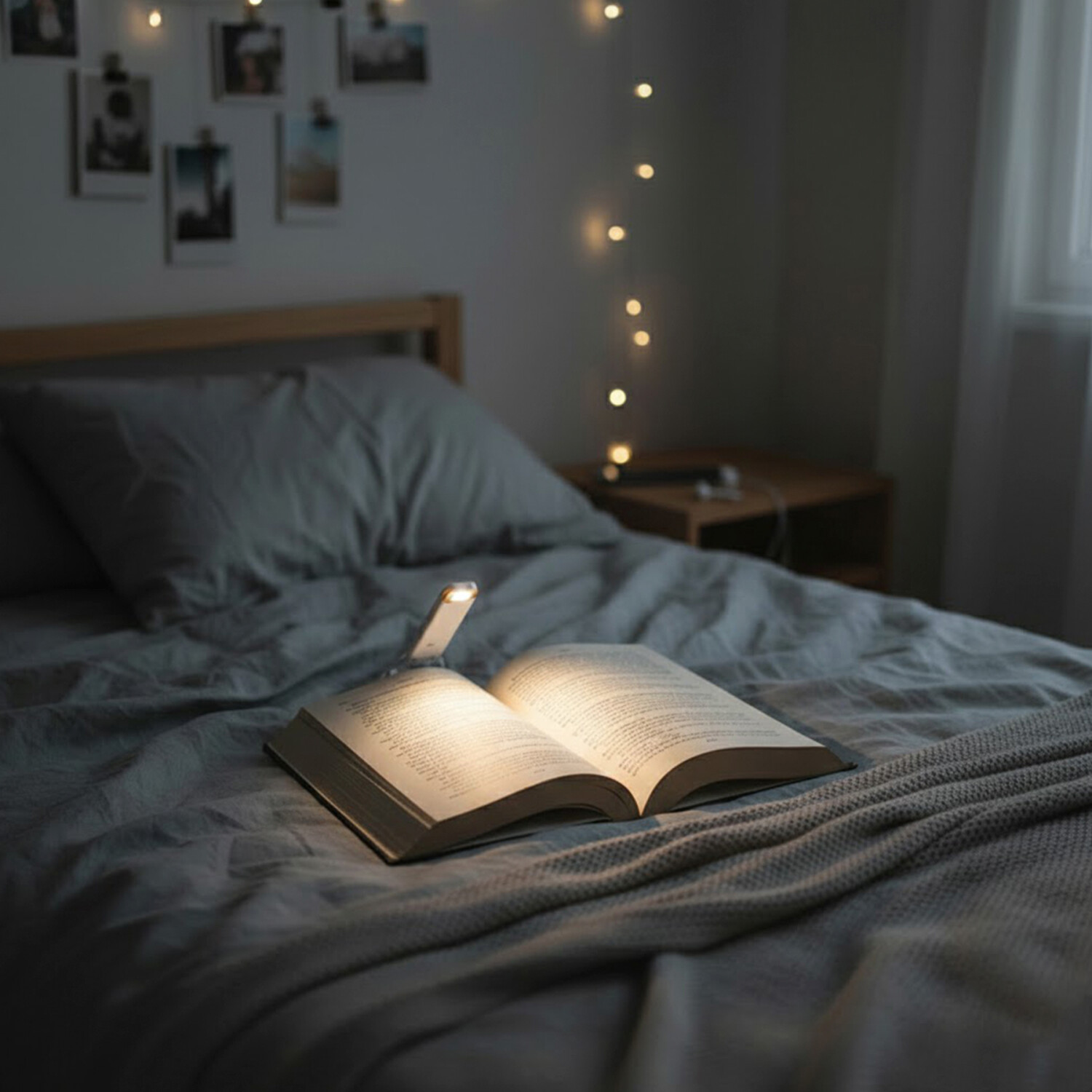 Luz Para Lectura Libros Led Portatil Recargable Nocturna - Color ...