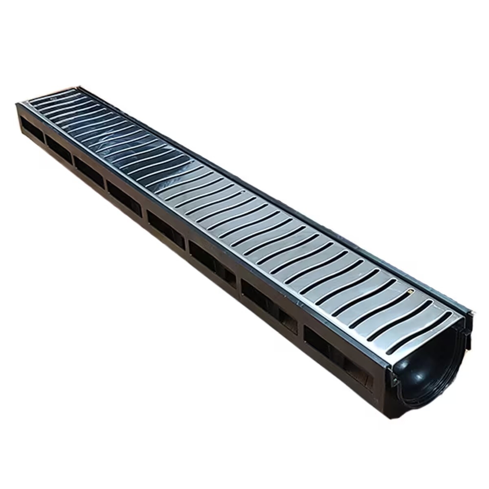 Canaleta Rejilla Inox. 1mt Smart Home — Loysa