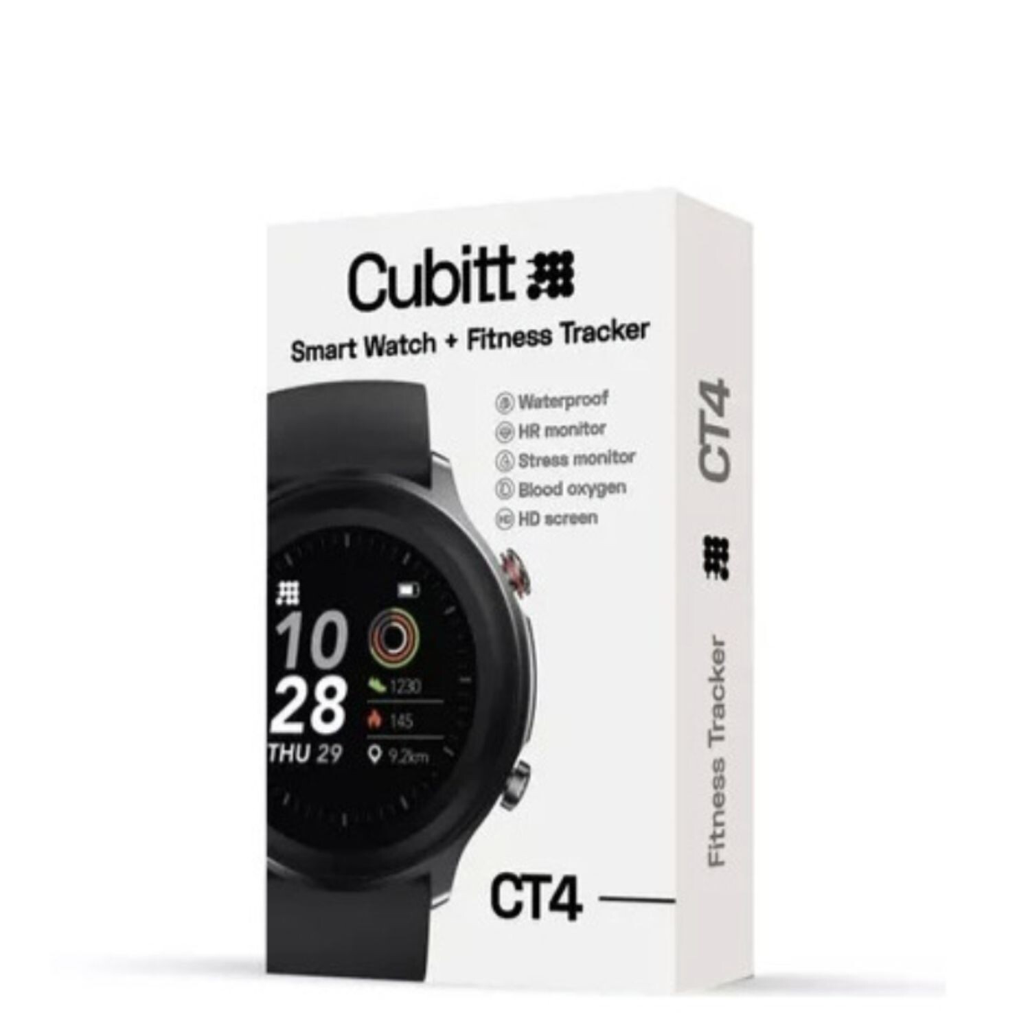 Reloj inteligente smartwatch Cubitt CT4 - Negro y Dorado — Electroventas