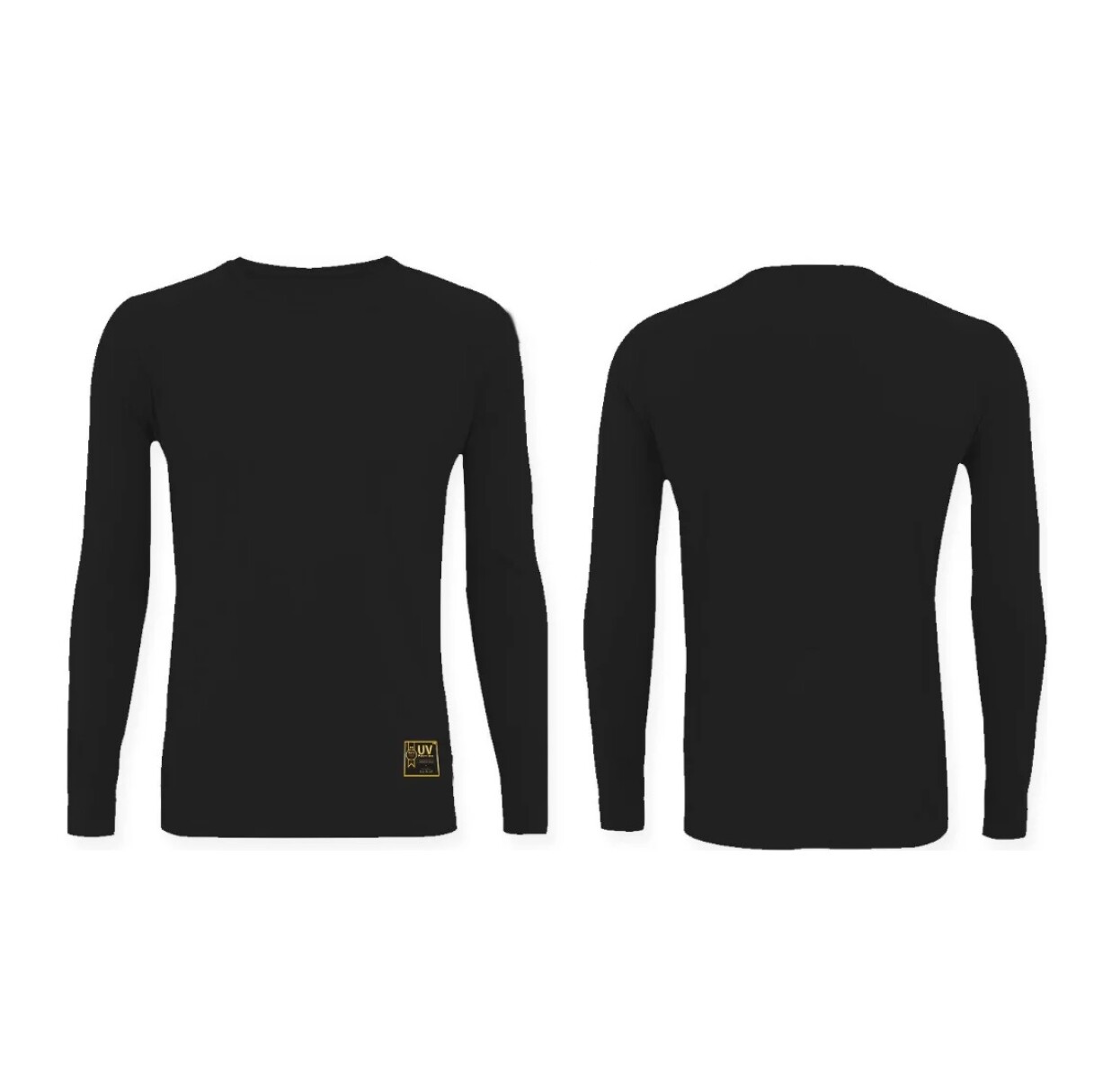 Remera lisa con protección UV50+ KING BRASIL - Negro — Aventureros
