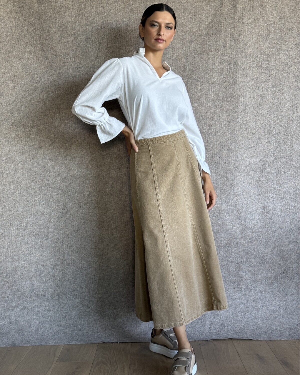 Pollera Mónaco - Cepia — Magnolia