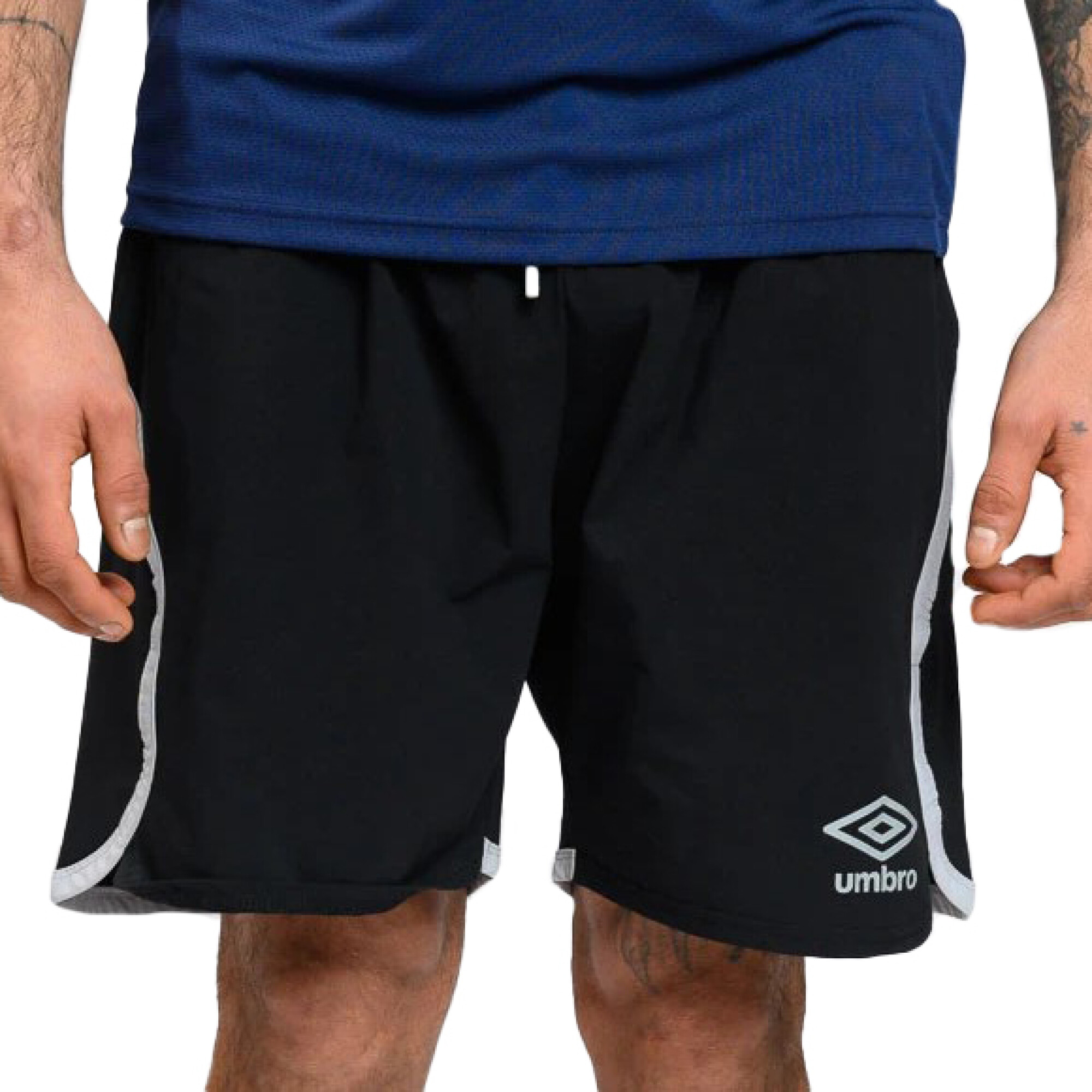 Short de Hombre Umbro Dell - Negro - Gris — Stadium Sport