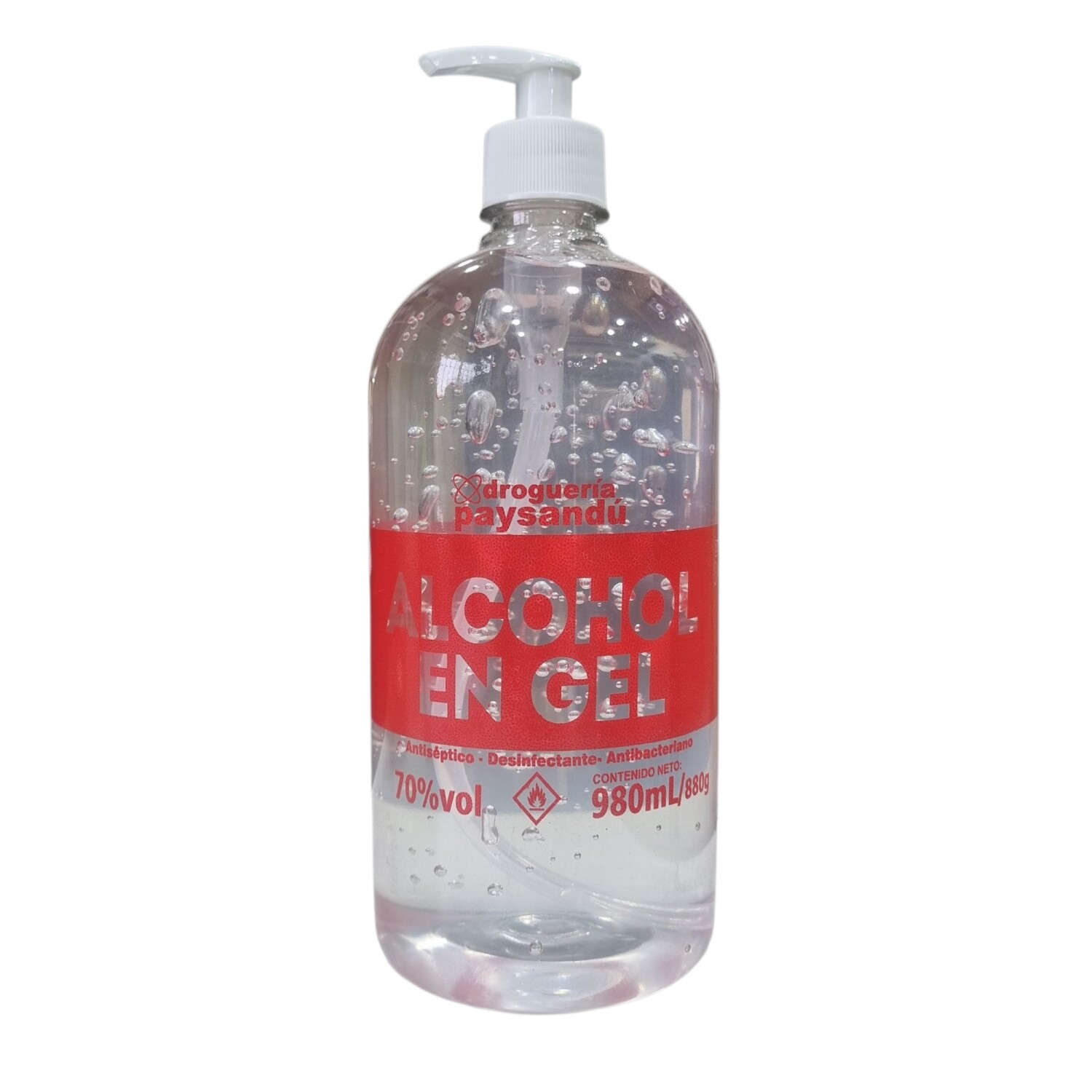 Alcohol en Gel - 980 mL — Droguería Paysandú
