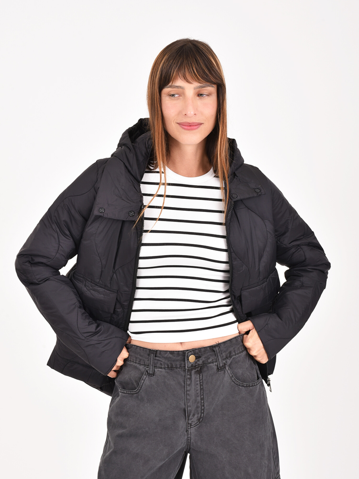 CAMPERA AURELA - NEGRO — Guapa - Paprika