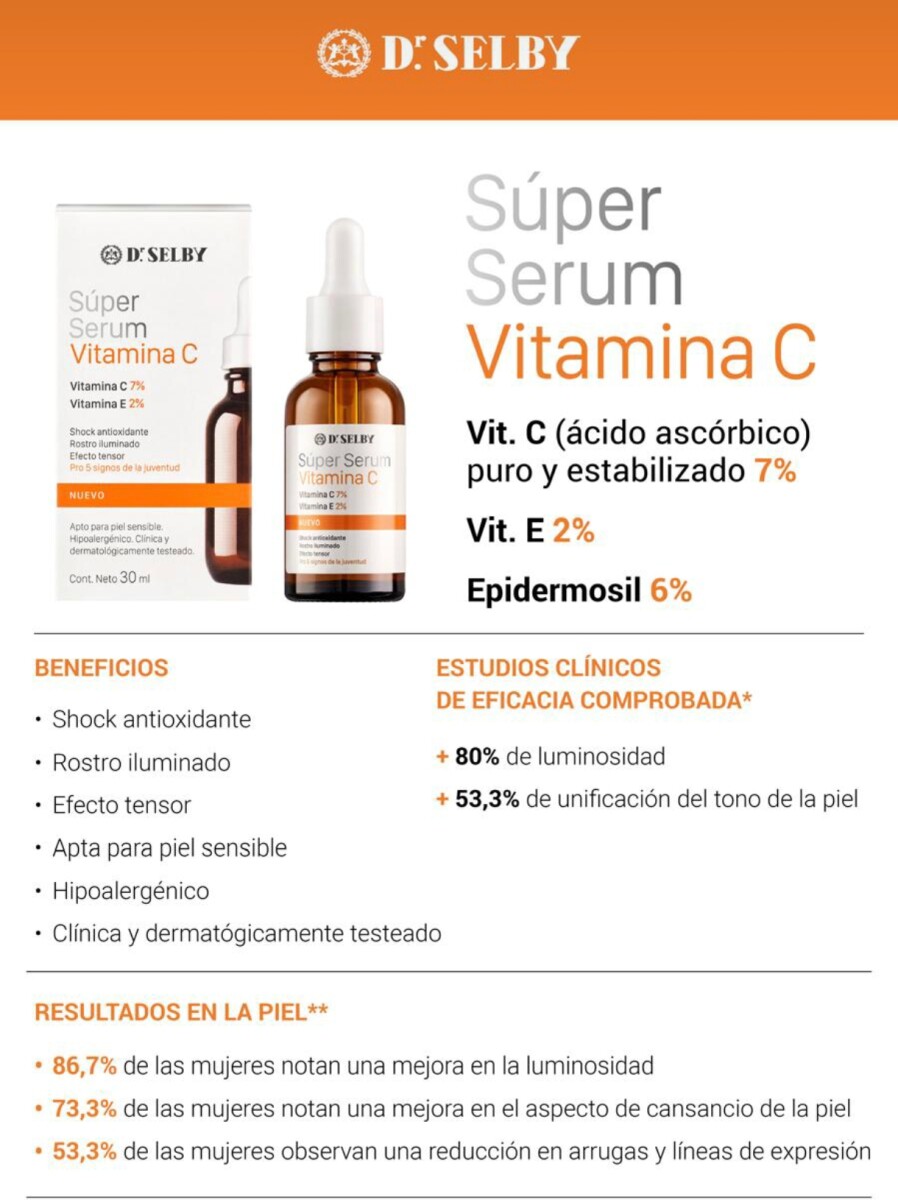 Dr.Selby Súper Serum Vitamina C 30ml — J.Saul