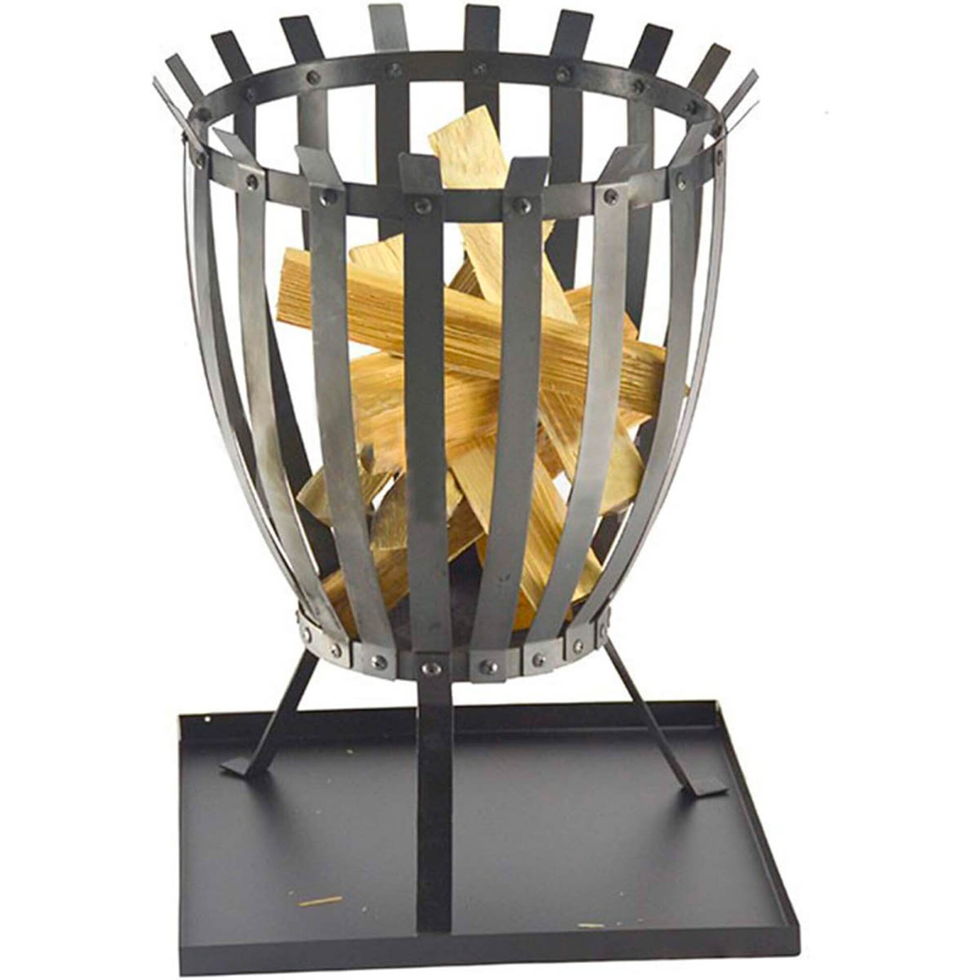 Fogón Quemador Hierro Brasero Portable C/base Camping — El Rey del ...