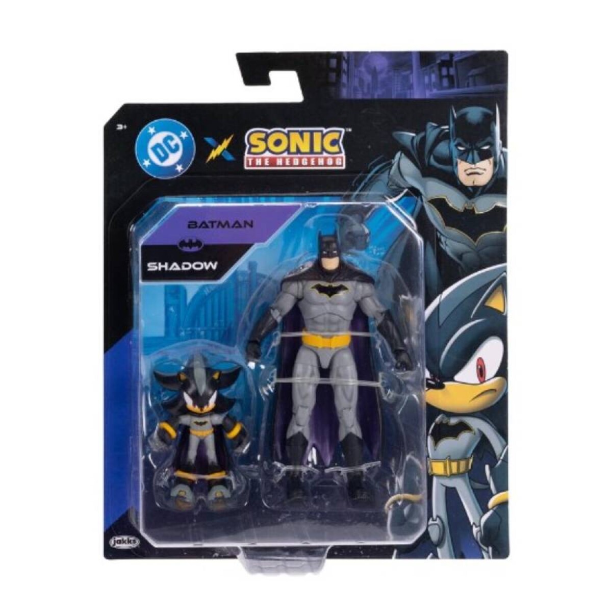 Figura DC x Sonic The Hedgehog - Batman & Shadow — X Uruguay