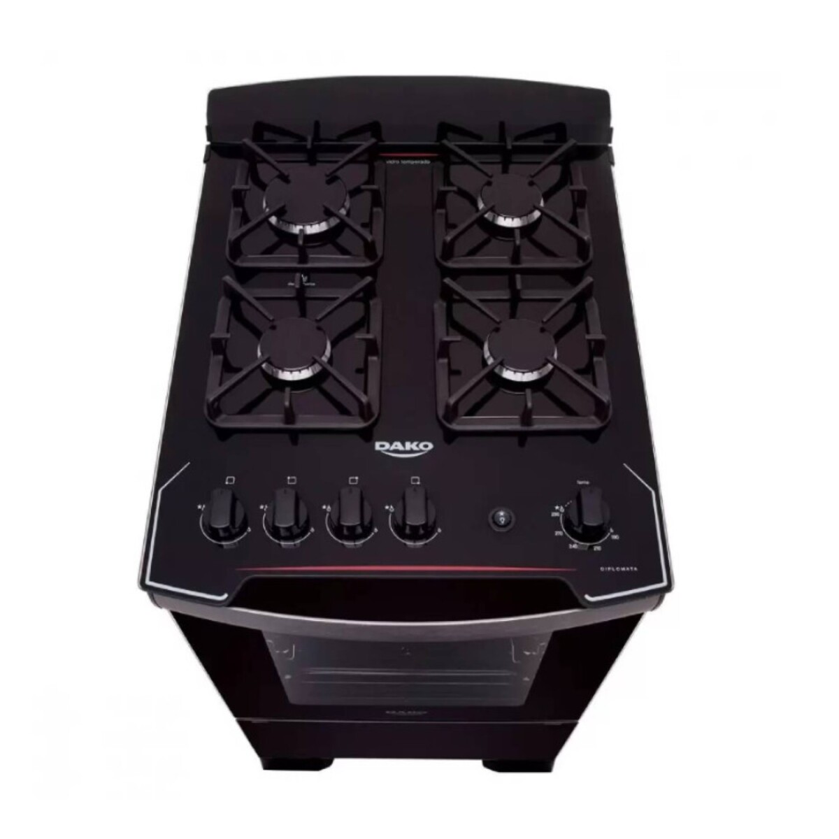 Cocina Dako Diplomata 4H Negro — Bristol