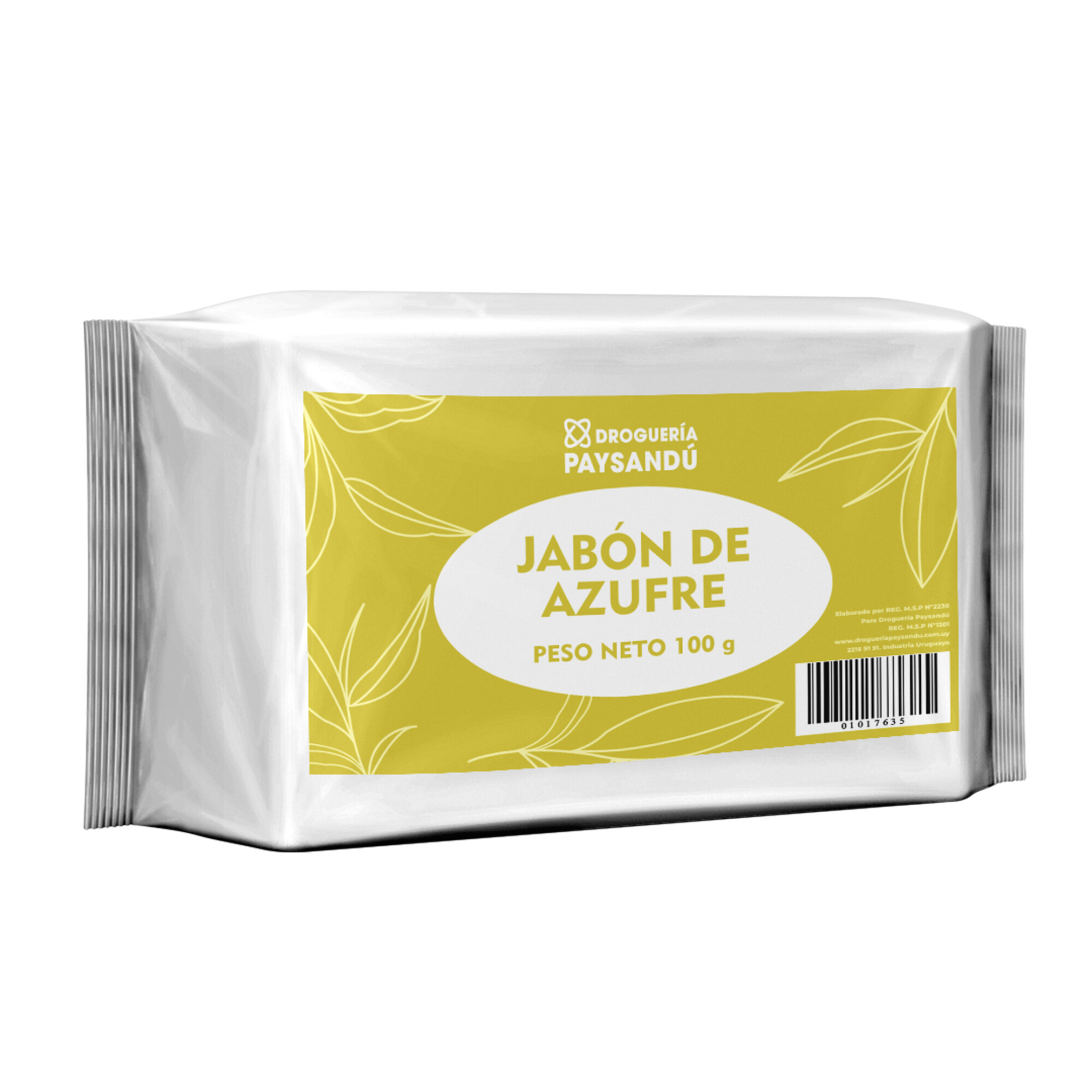 Jabón de azufre 100g — Droguería Paysandú
