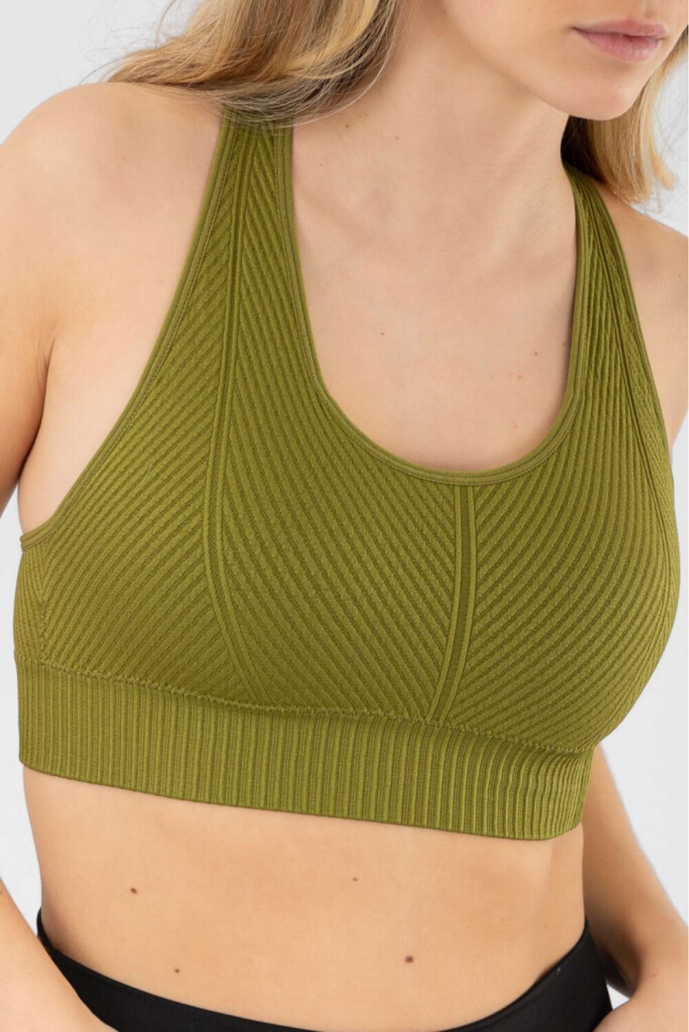 Top deportivo sin costura - Verde claro — Tienda Soy Santander