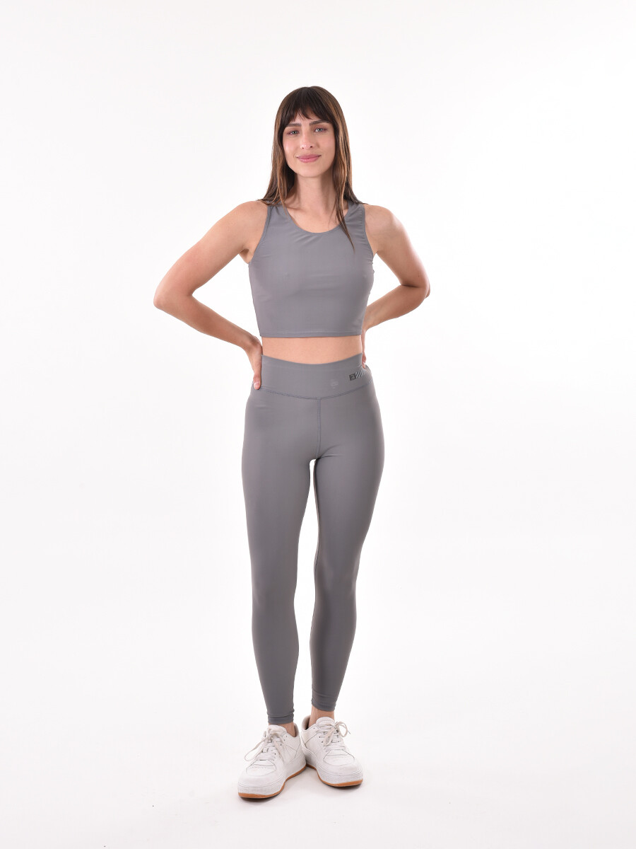 CALZA ROUSEY PLAIN - GRIS — Guapa