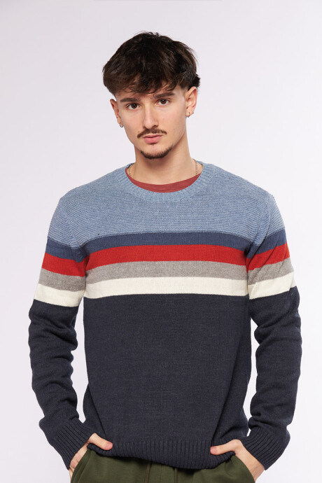 SWEATER ANDREO RUSTY - Navy — Superoutlet
