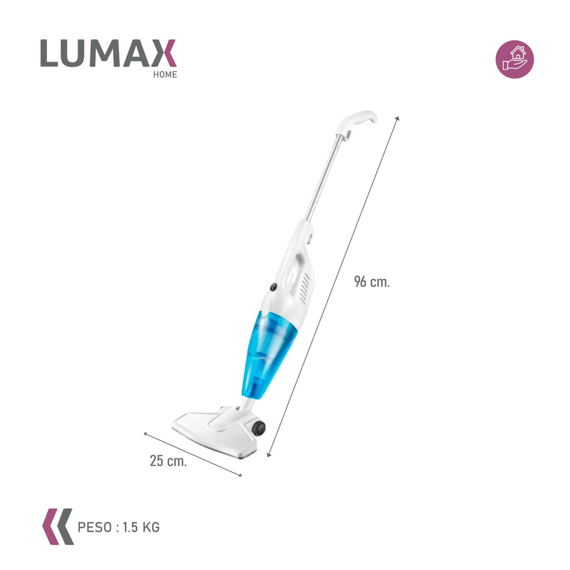 Aspiradora 2 En 1 Lumax Boost Larko 1000w Vertical Y De Mano — Electroventas