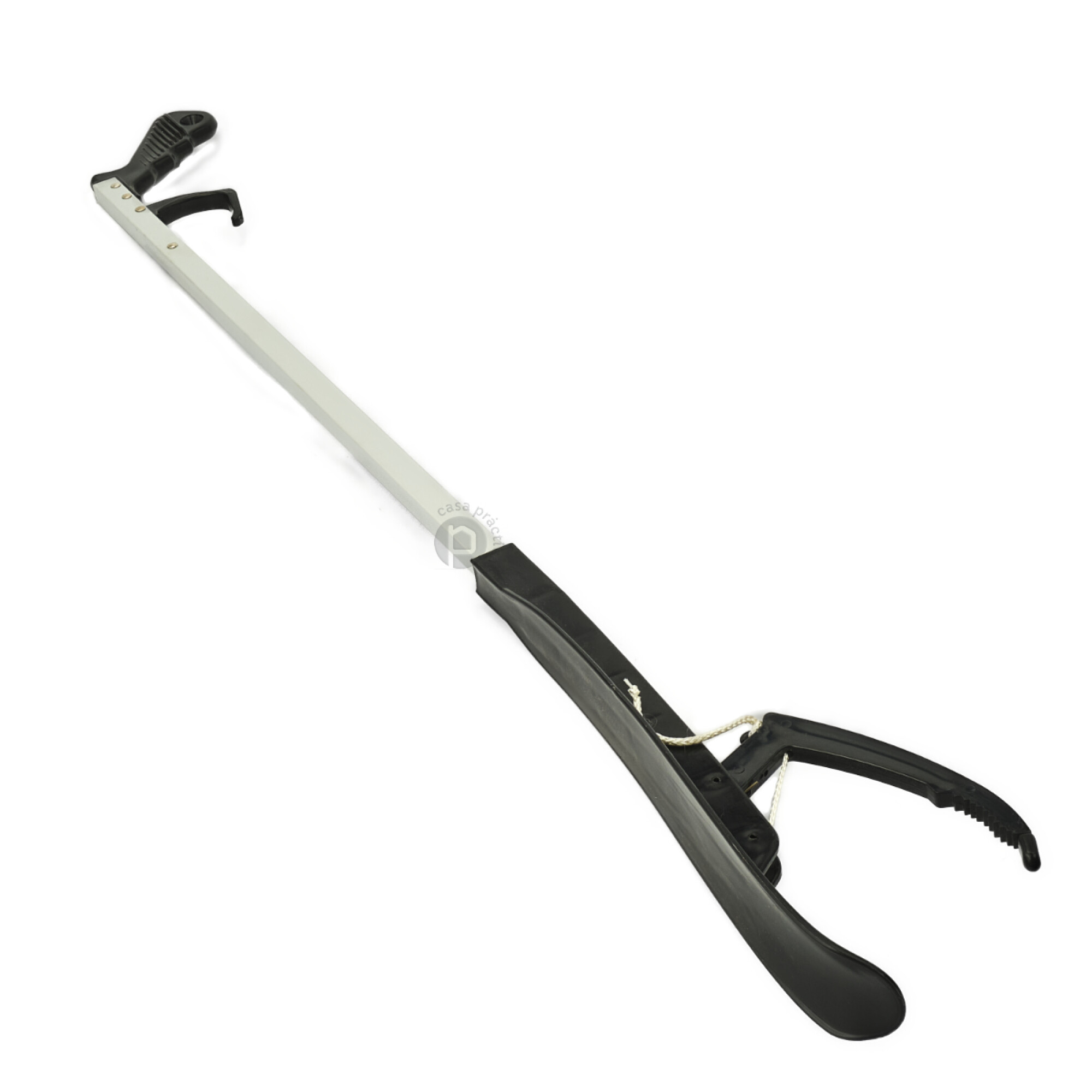 Pinza Gancho Brazo extensible agarra zapatos calzador — Casa practica