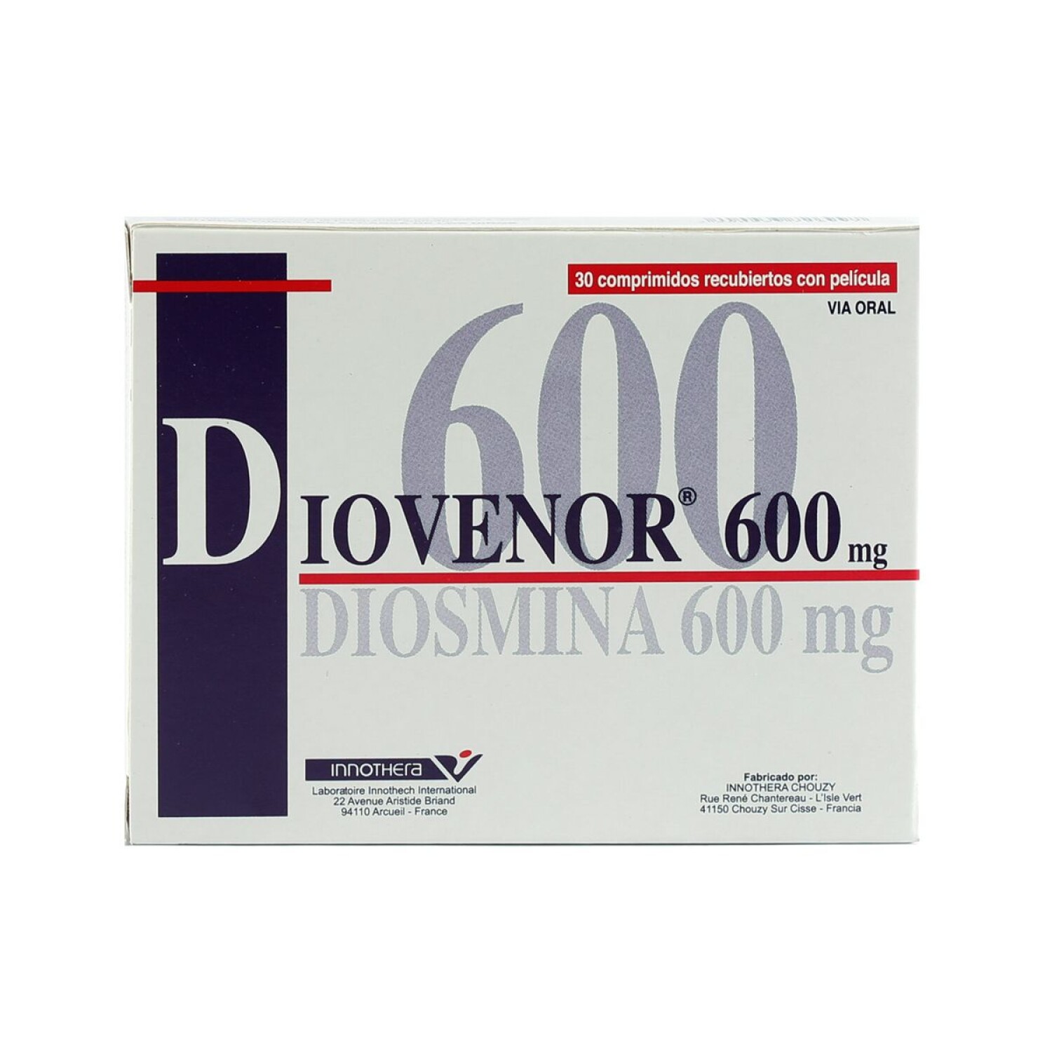 DIOVENOR 600 CJ X 30 COMPRIMIDOS — Farmacenter