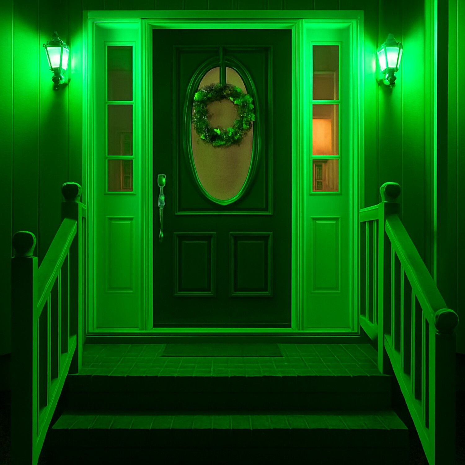 Lámpara LED PAR38 15W Verde — Serlux