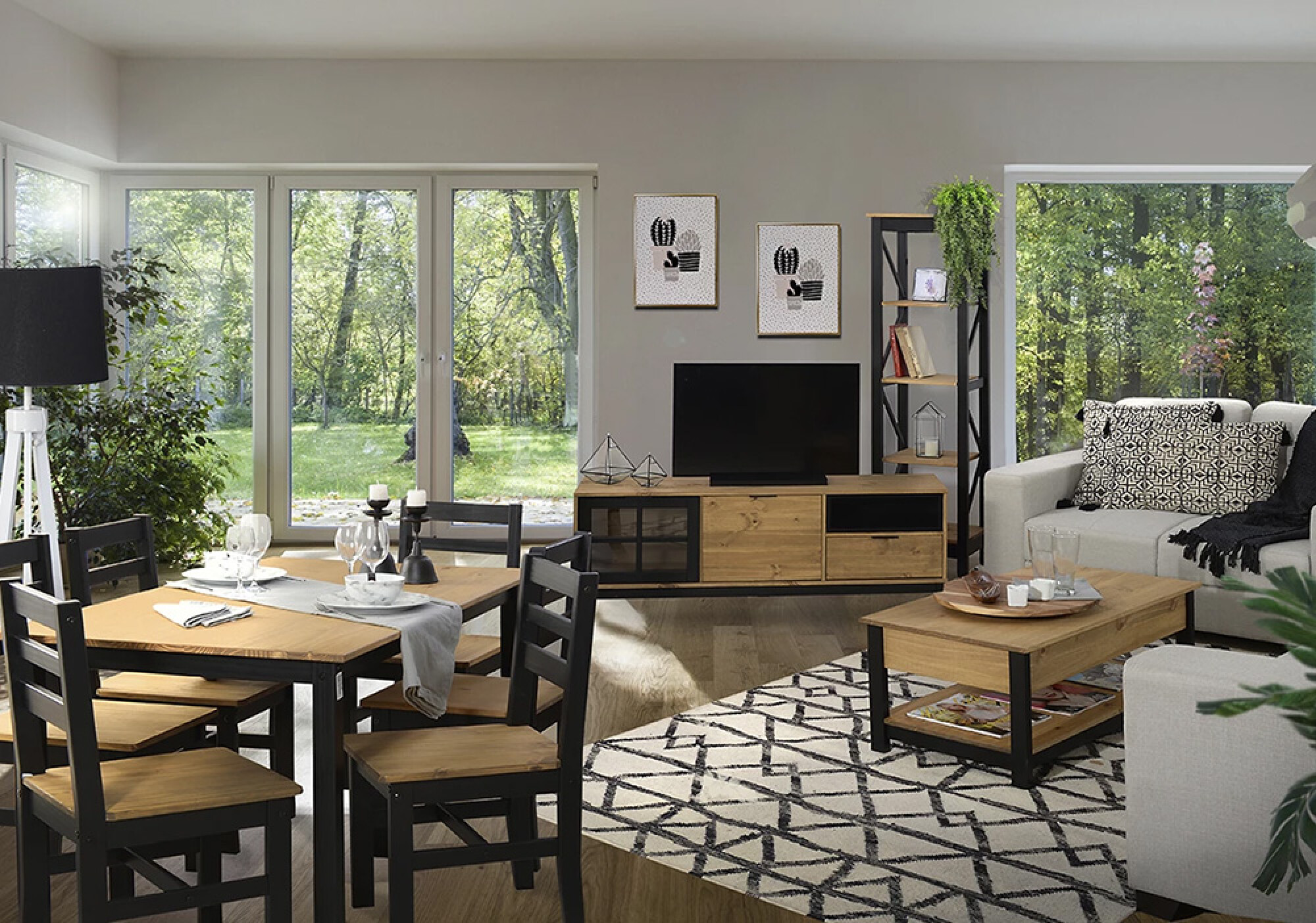 Mesa de living Linea Denise — La Cueva Muebles