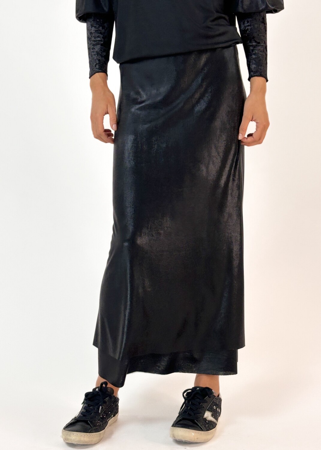 POLLERA ZORYA - NEGRO — Panthai