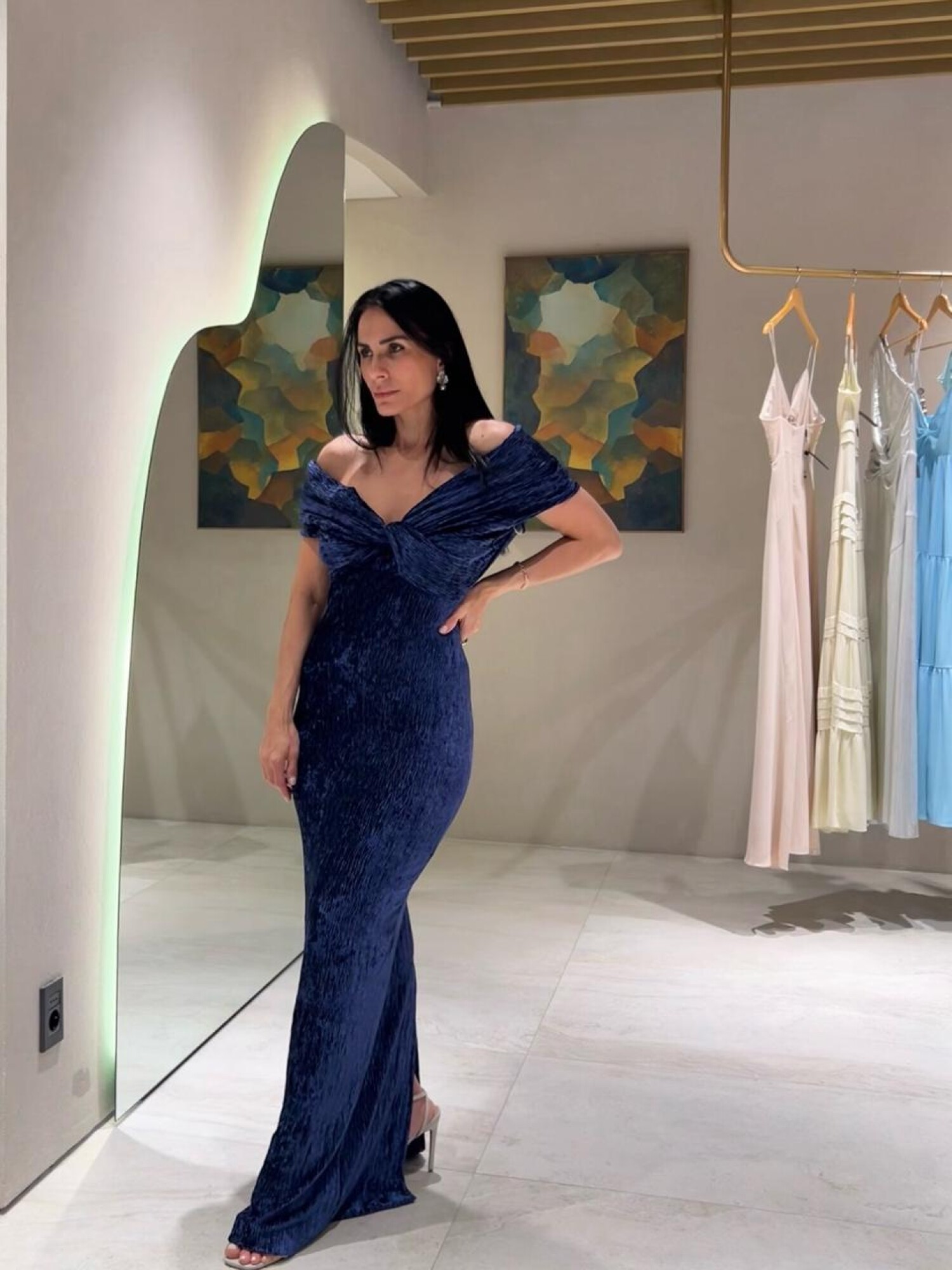 Vestido Savina - Azul — Paulista