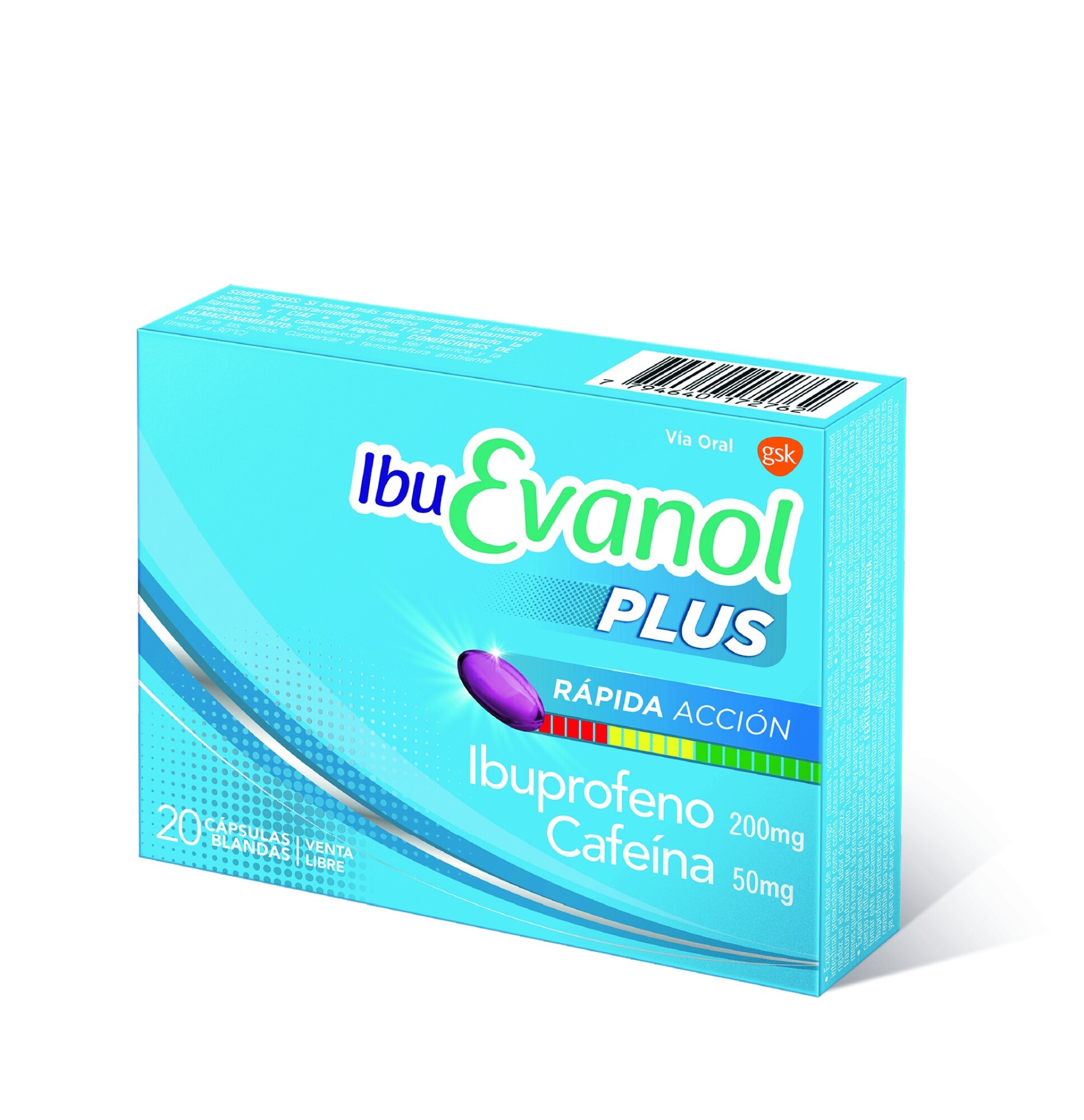 Ibuevanol Plus 20 Cápsulas — San Roque