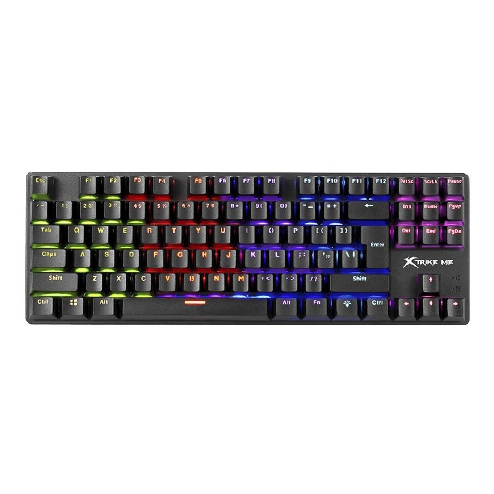 Teclado Mecánico Xtrike Me Rgb Sin Numérico Gk-986 Gamer Pc — Atrix
