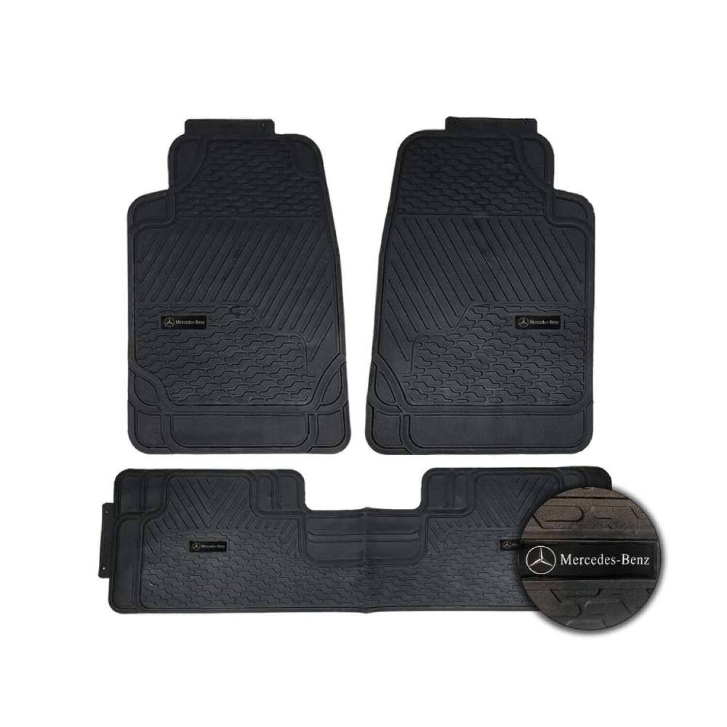 Alfombra New York Logo Mercedes - Set De Tres Piezas — Tienda Soy Santander