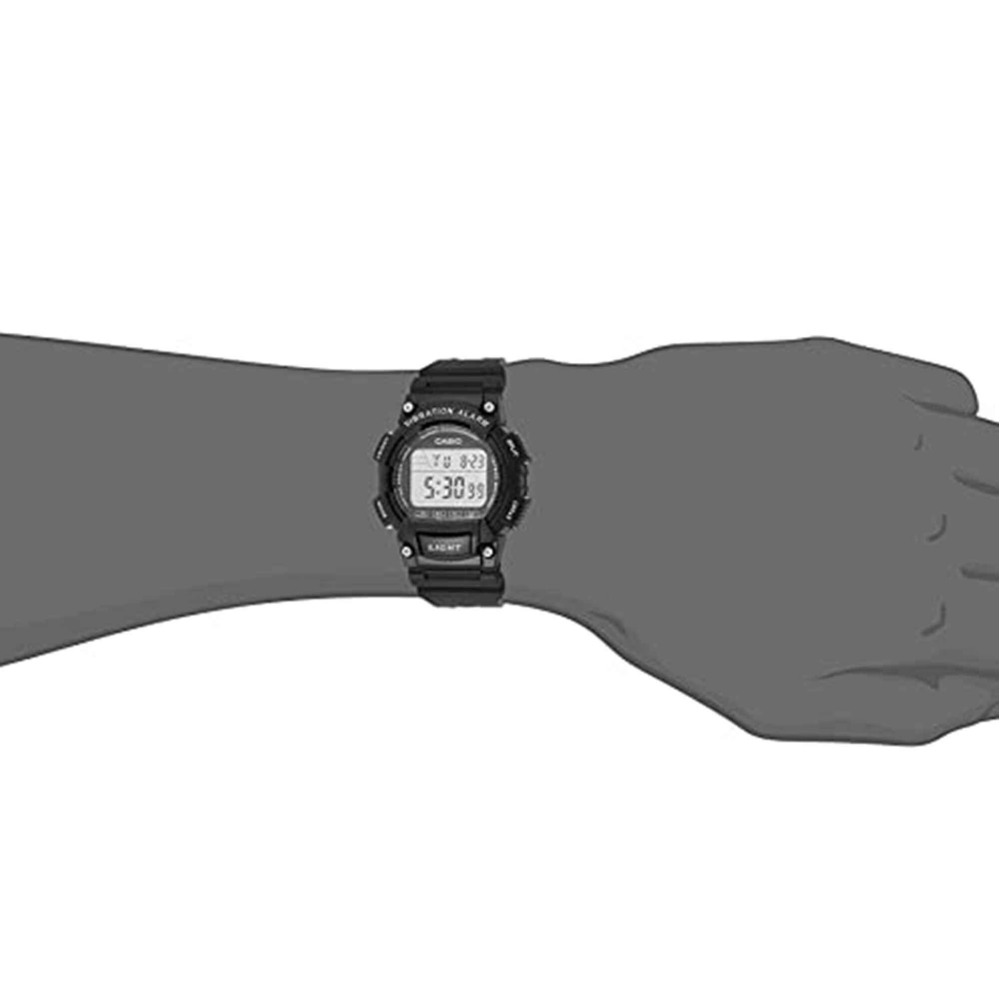 Reloj Casio Original PVC Digital Deportivo Con Luz - Negro — El Rey del ...