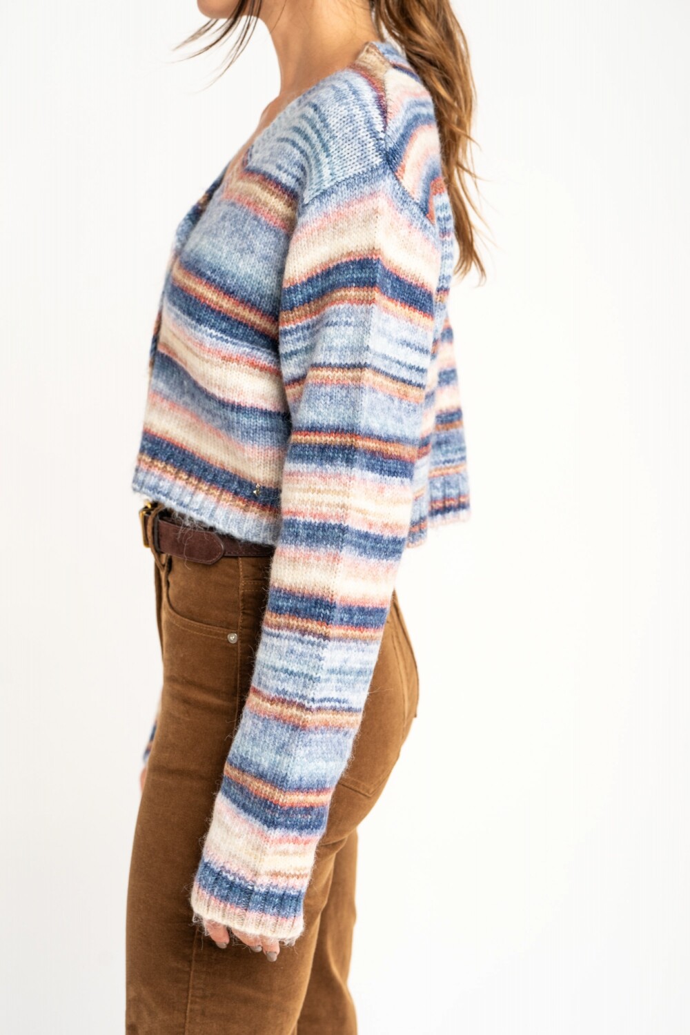 Cardigan Multi - Azul — Lemon