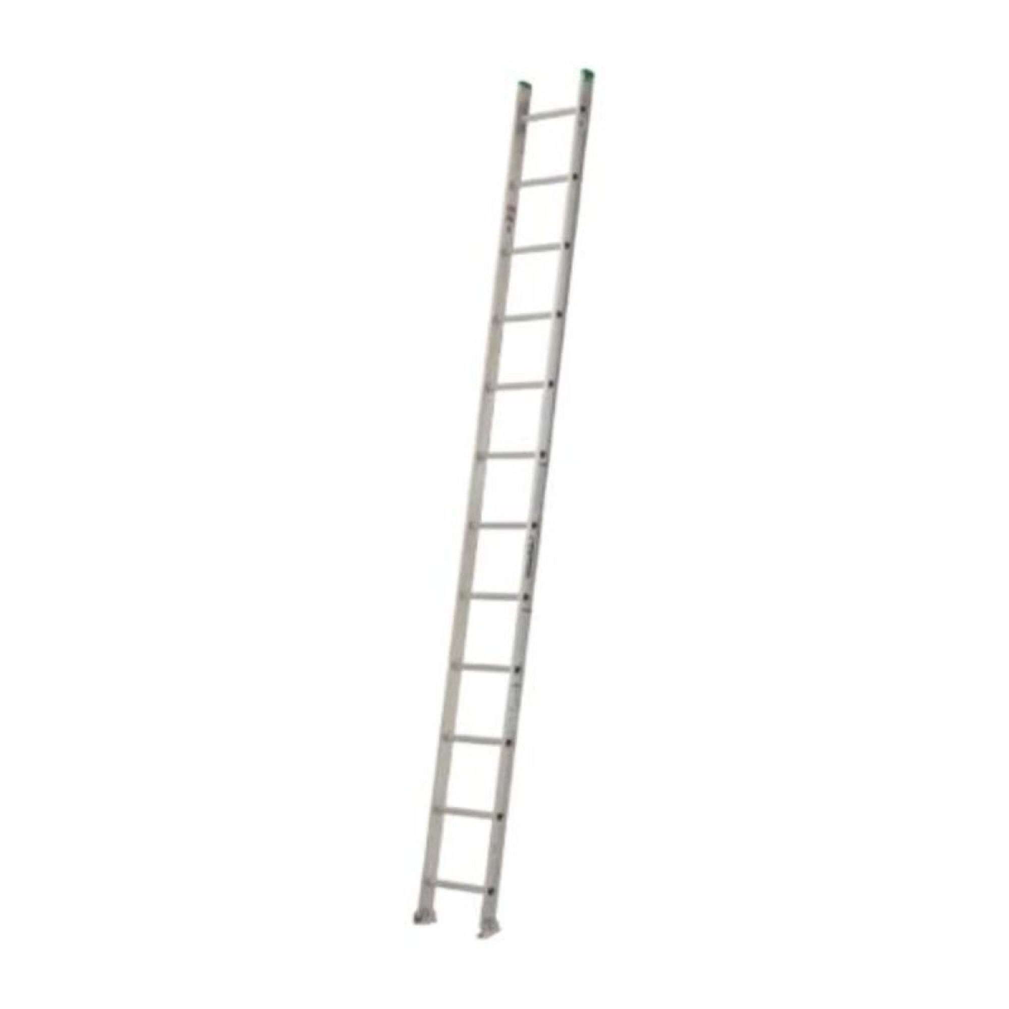 ESCALERA SIMPLE DE ALUMINIO DE 12 PELDAÑOS 3,42M — Luminotecnia