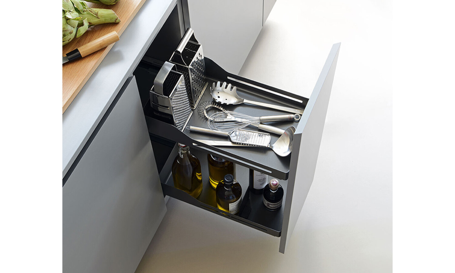 Especiero Extraible Snello M200 Antracita — Montecuir