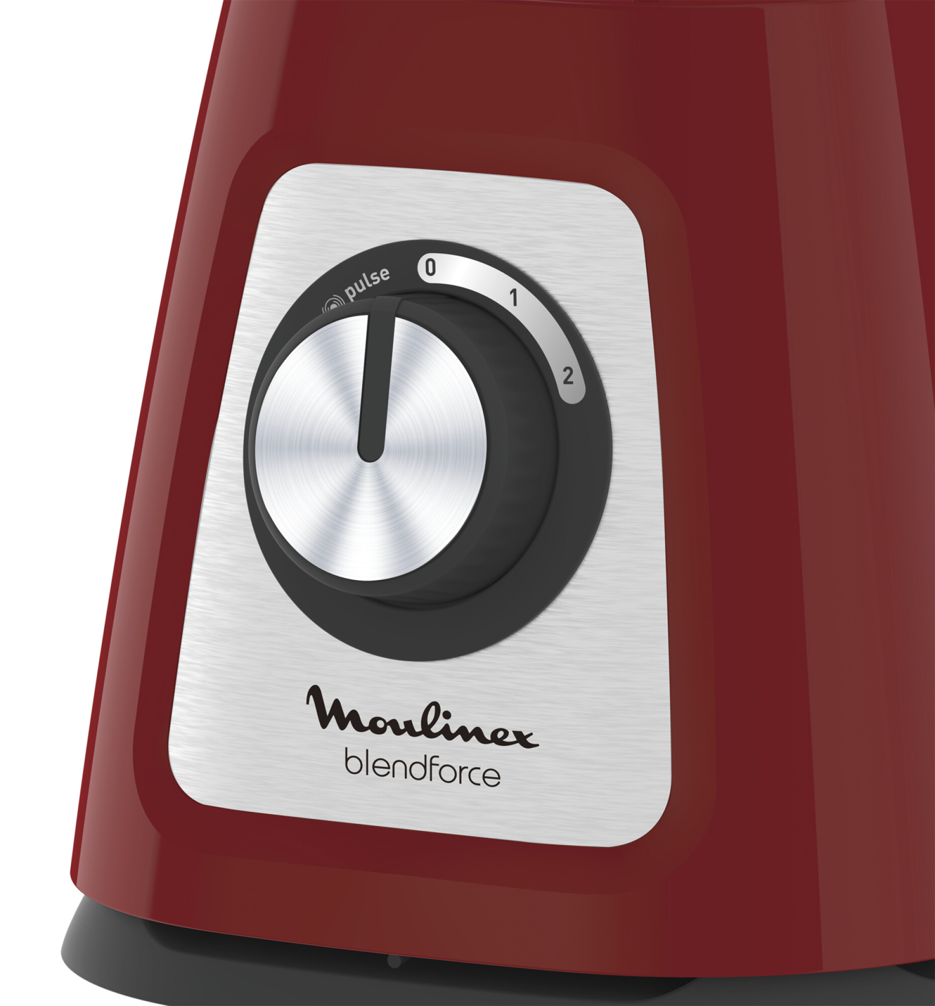 Licuadora Moulinex Blendforce, Jarra Vidrio + Vaso, 800w, Color Rojo ...